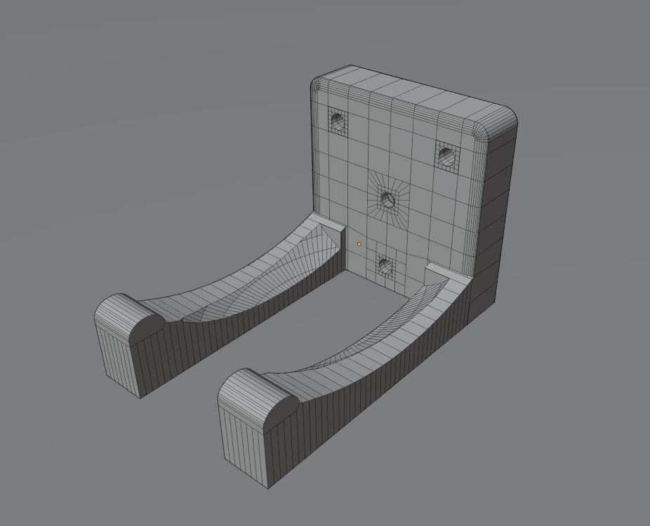 Barcode Scanner Holder Mount 3D model 3D printable | CGTrader
