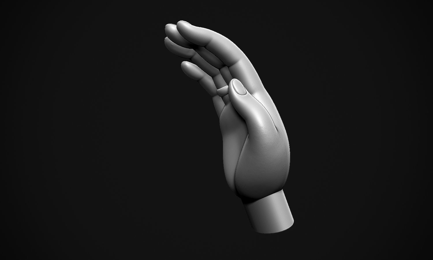 Goddess Aashirwad Hand Model 3D model 3D printable | CGTrader
