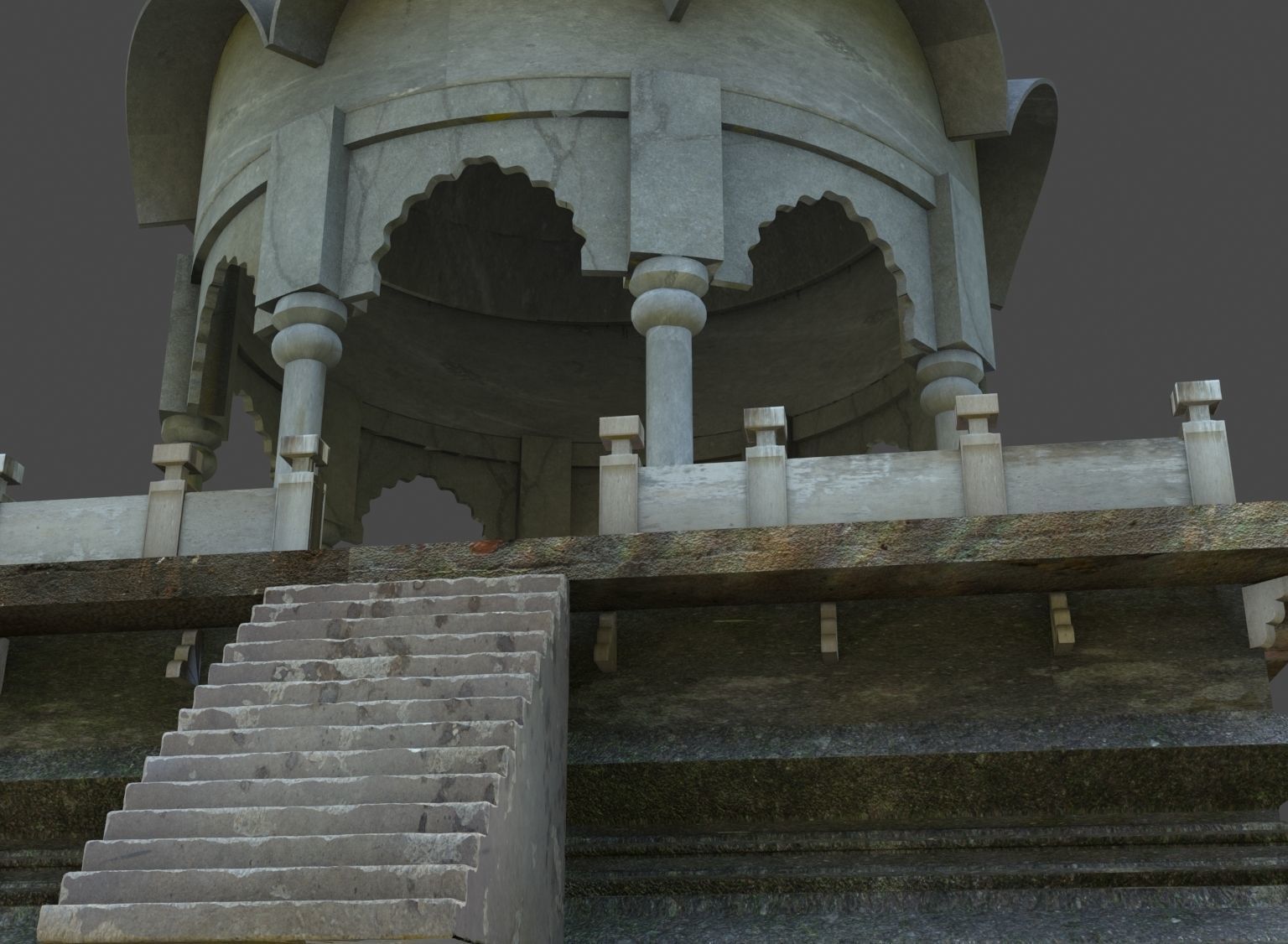 Ancient temple free 3D model | CGTrader