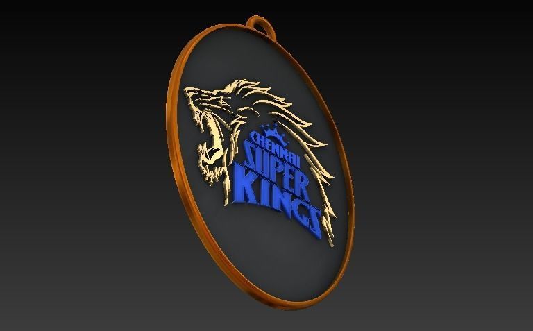 CSK Logo Keychain 3D model 3D printable | CGTrader