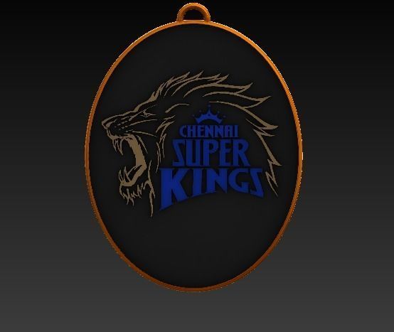 CSK Logo Keychain 3D model 3D printable | CGTrader