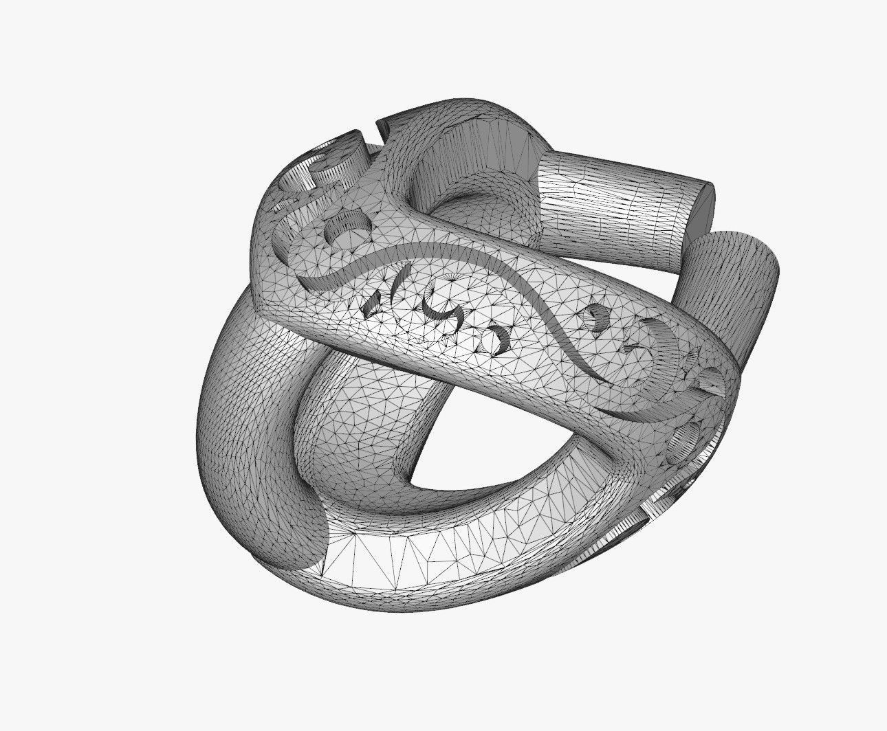 Chain link 185 3D model 3D printable | CGTrader