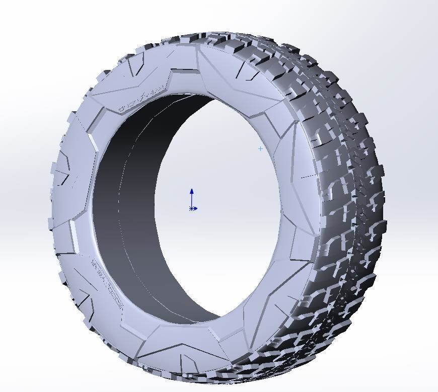 Tires Goodyear Tesla Cybertruck 3D model 3D printable | CGTrader