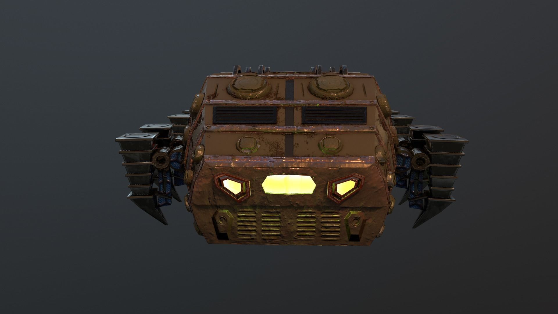 3D model Alien Tank VR / AR / low-poly rigged animated | CGTrader
