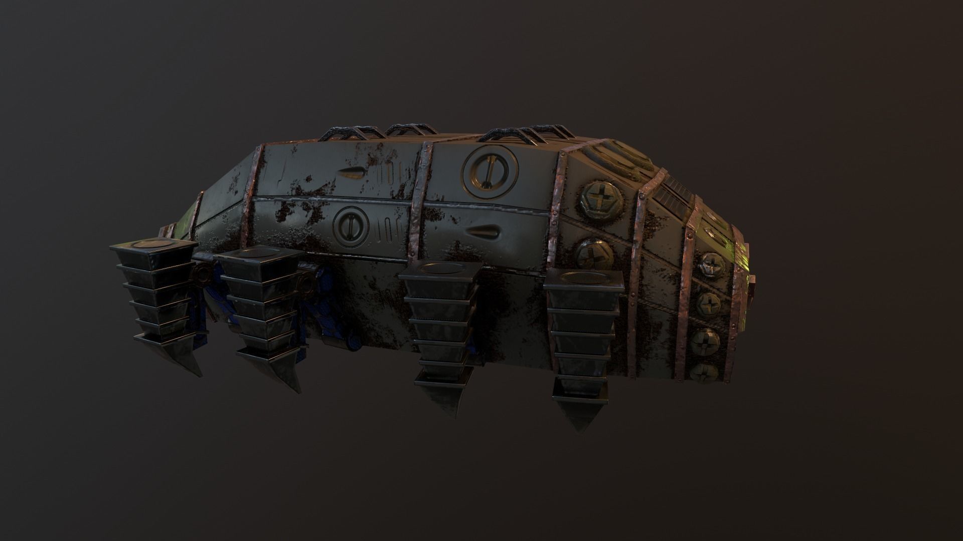 3D model Alien Tank VR / AR / low-poly rigged animated | CGTrader