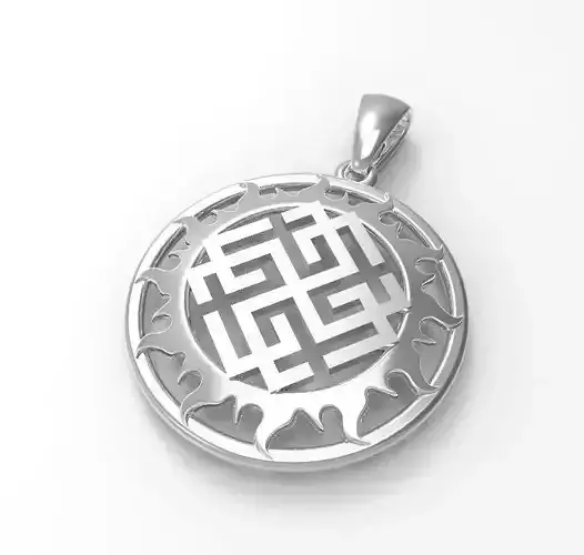 slavic Amulete sun 3D model 3D printable | CGTrader