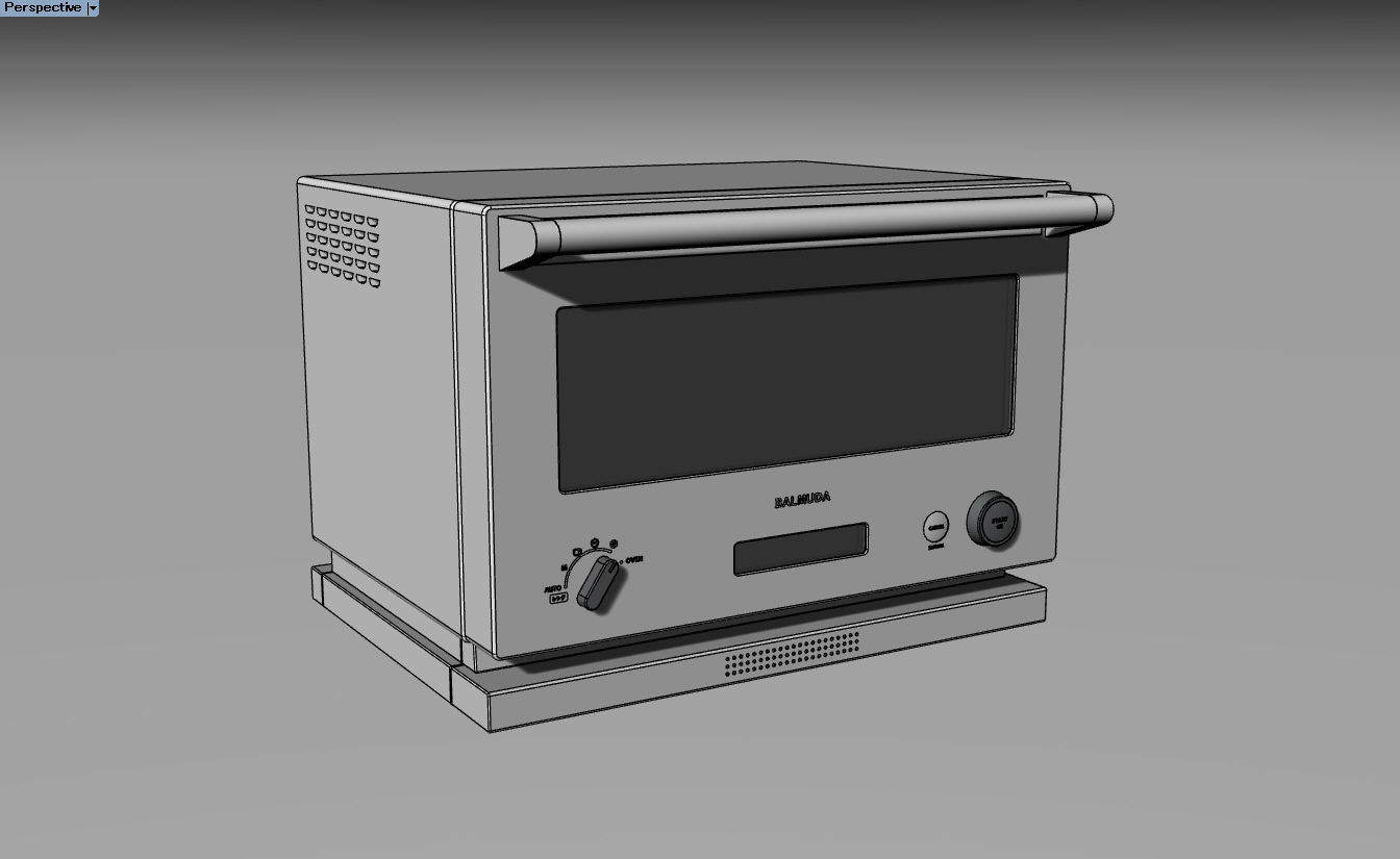BALMUDA The Range Microwave 3D model | CGTrader