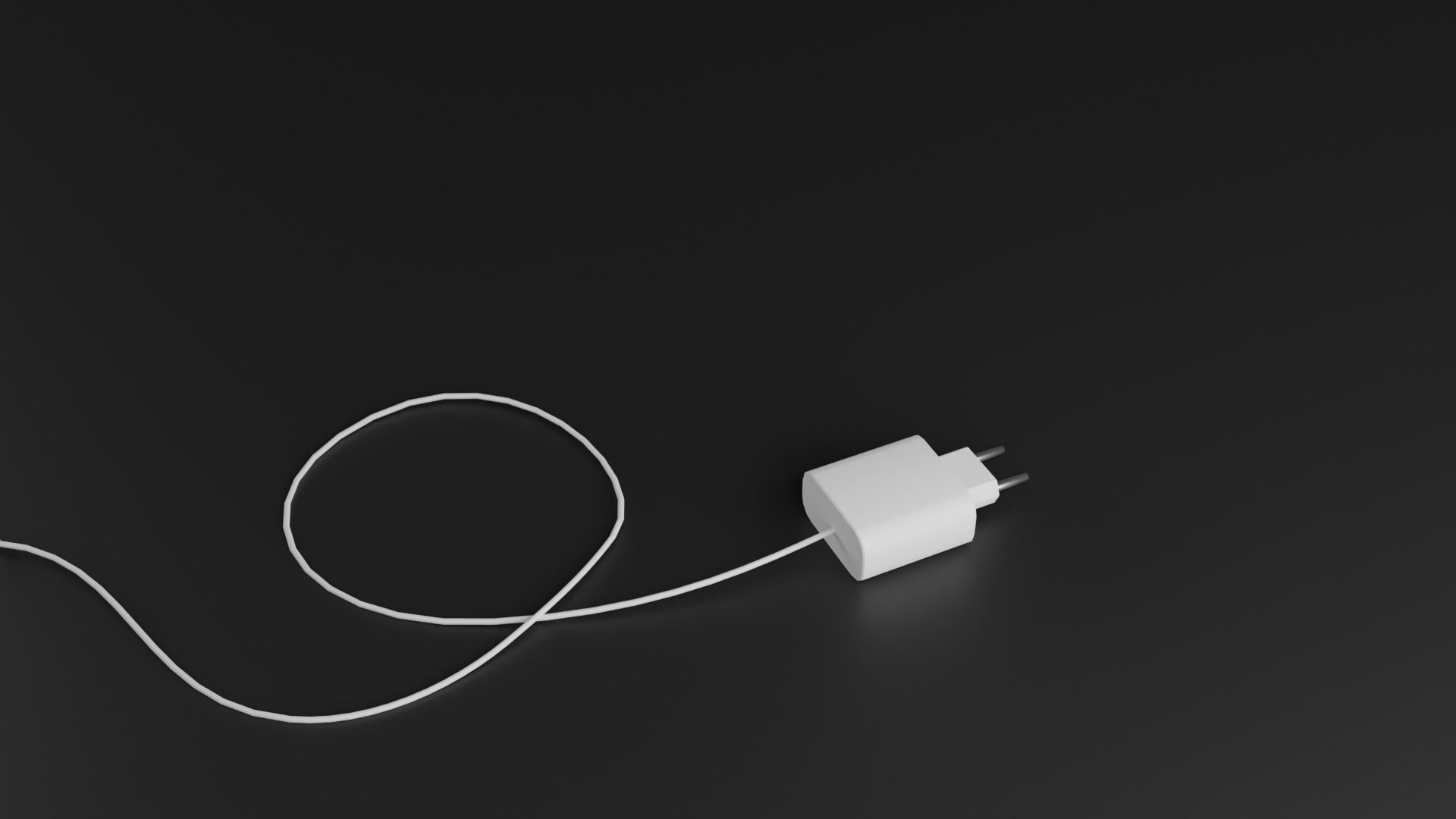 Type C Phone Charger free VR / AR / low-poly 3D model | CGTrader