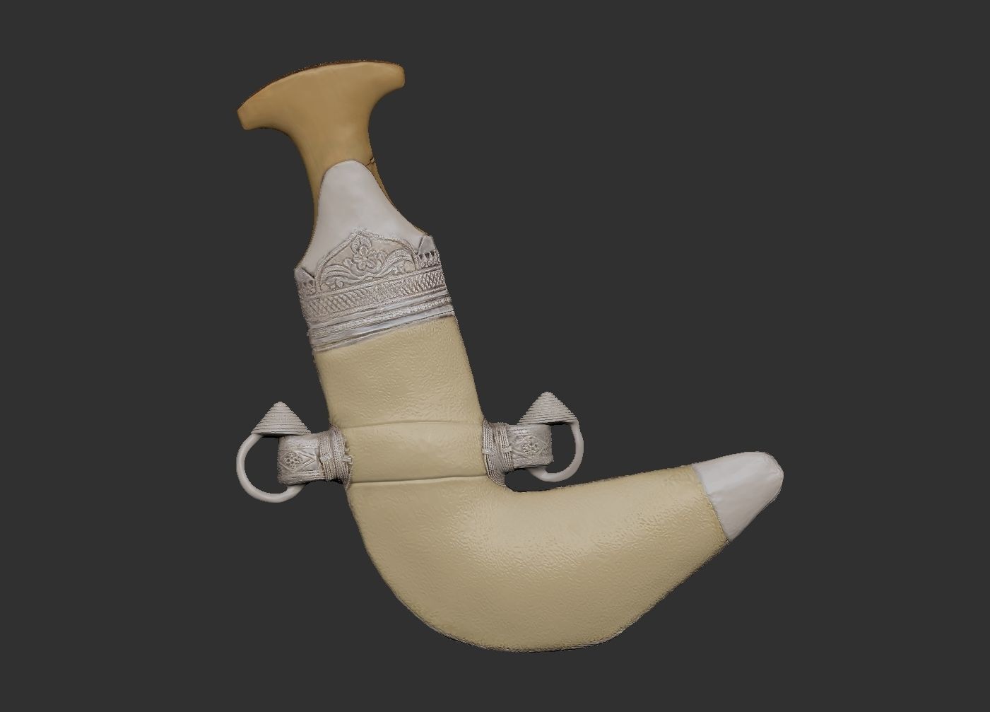Omani Khanjar 3D Printable Model 3D model 3D printable | CGTrader
