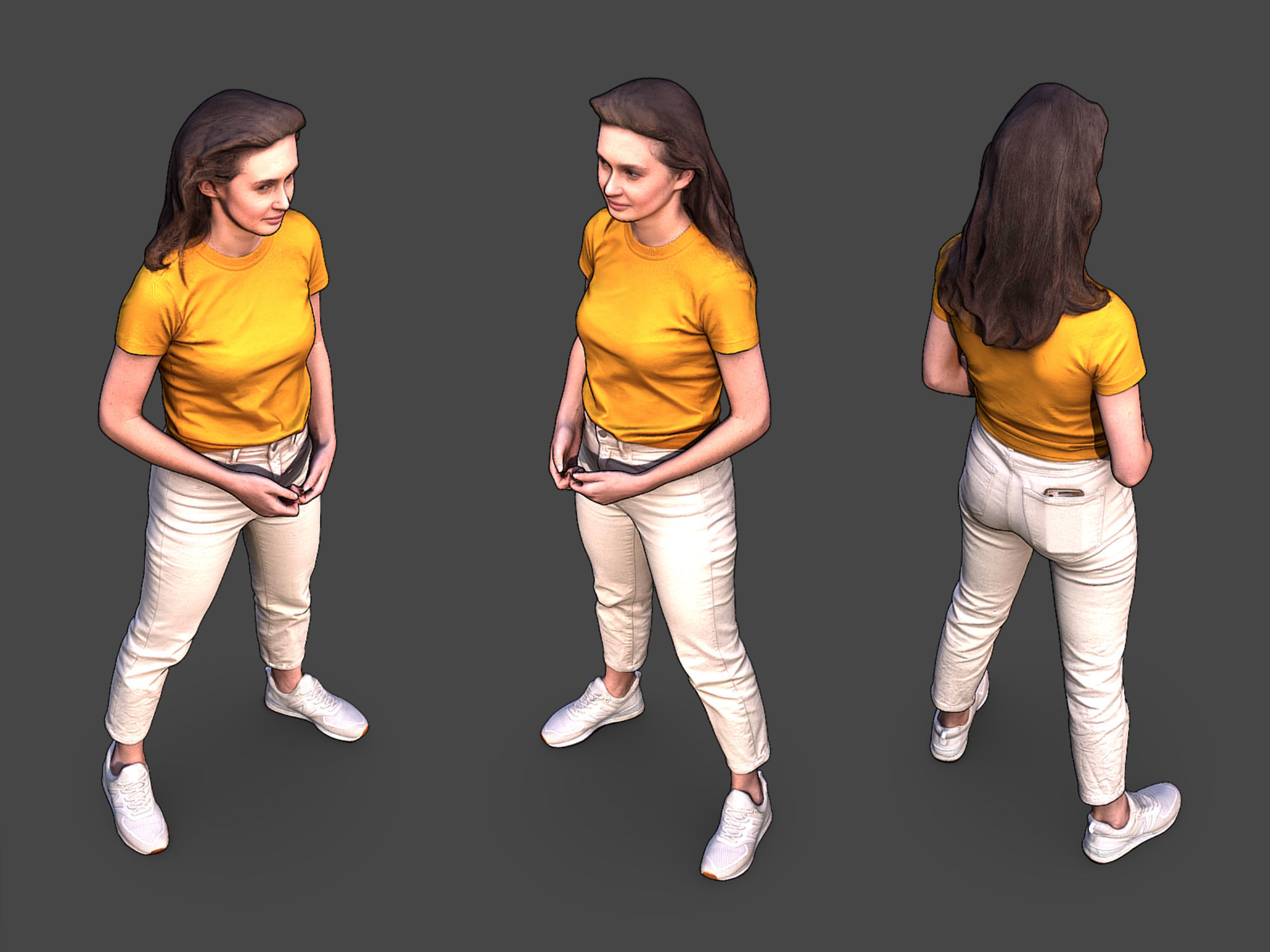 Stylized Woman Character 3D model | CGTrader
