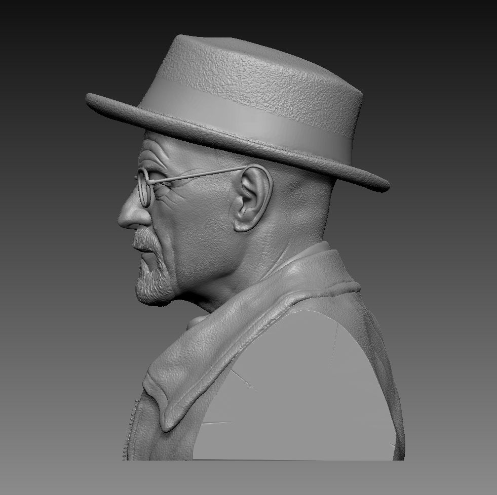 Walter White AKA Bryan Cranston 3D Printable Model 3D model 3D ...