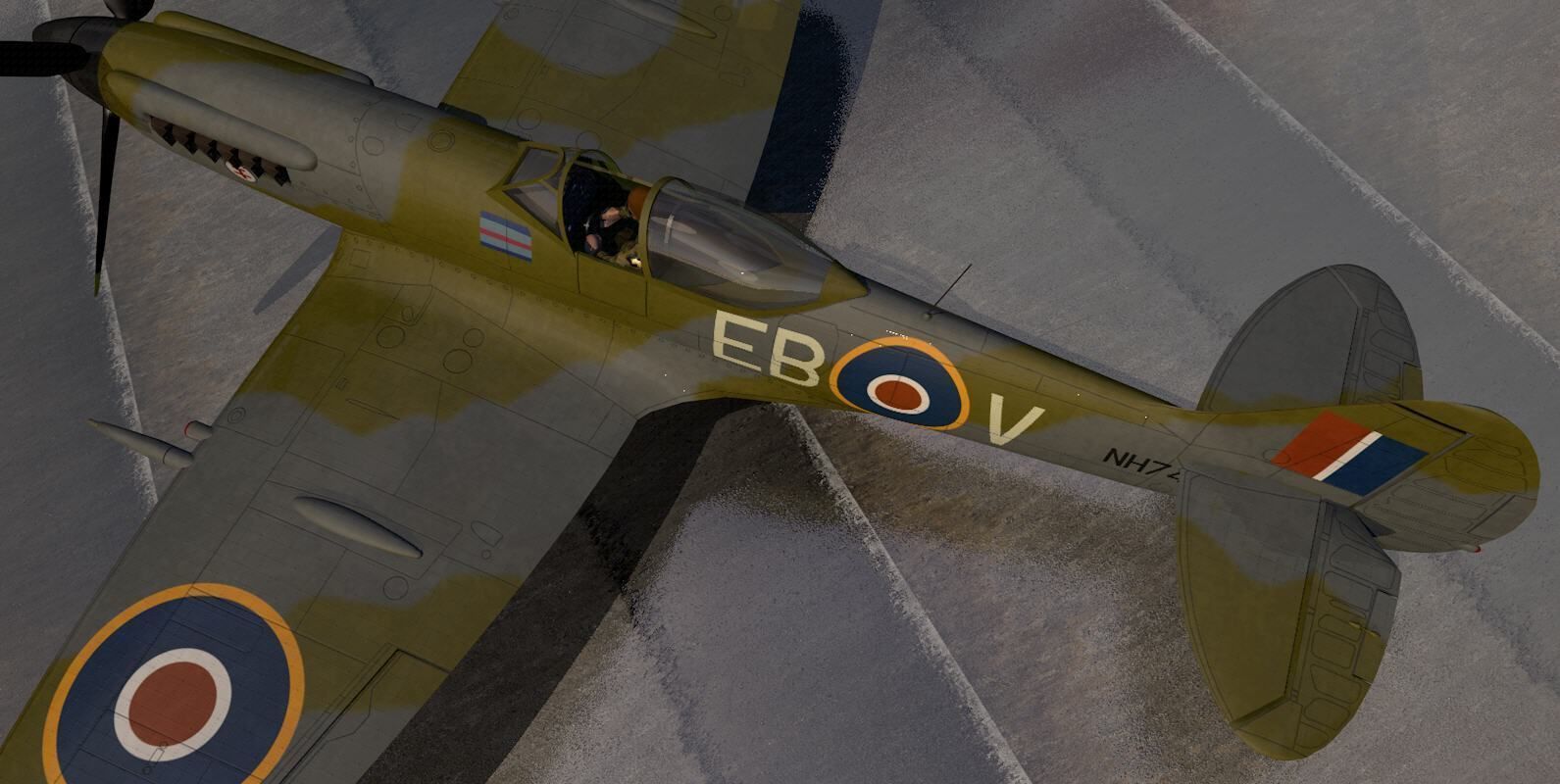 Supermarine Spitfire F Mk-14 - Mk-XIV 3D model | CGTrader