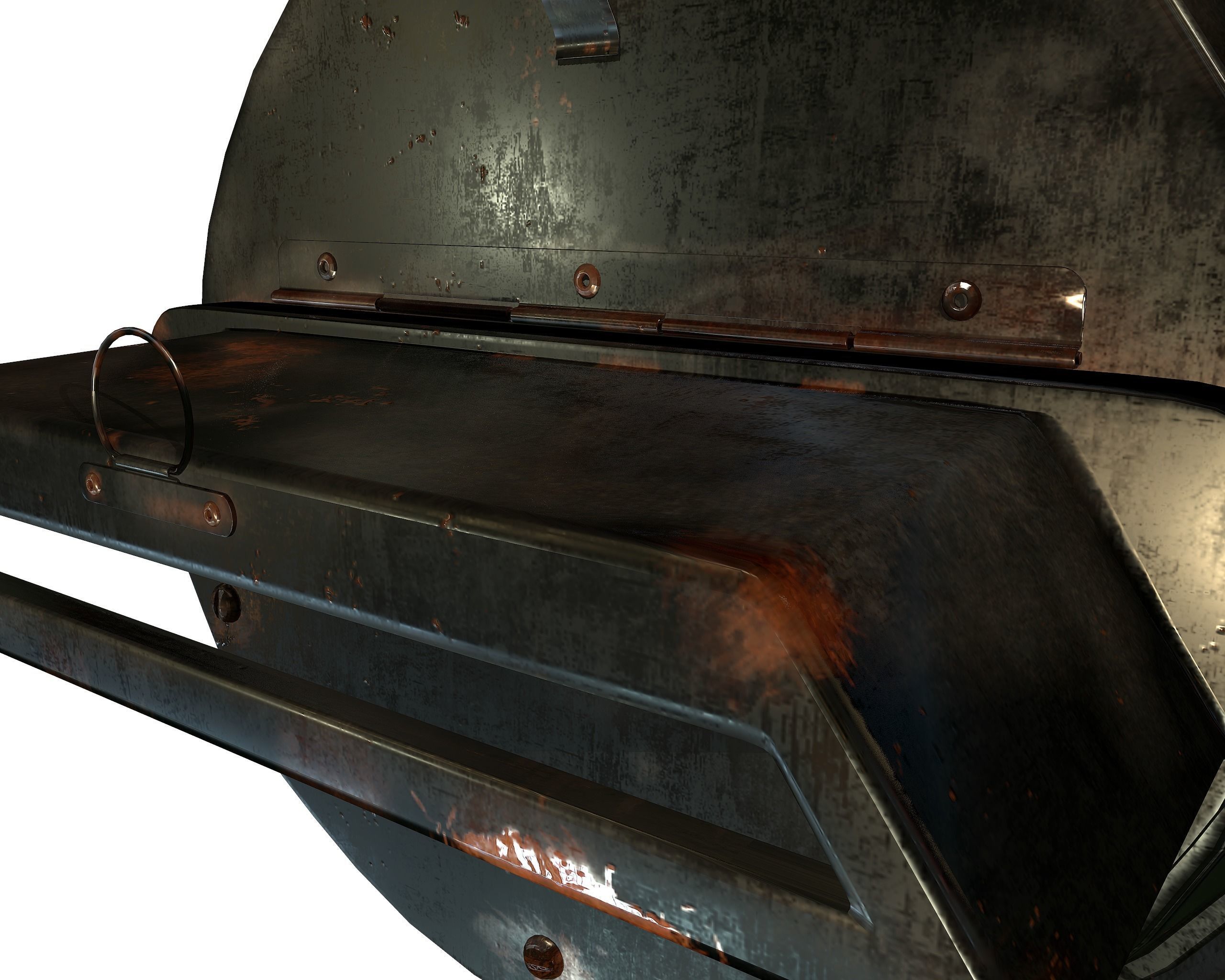 Tank headlight 3D model | CGTrader