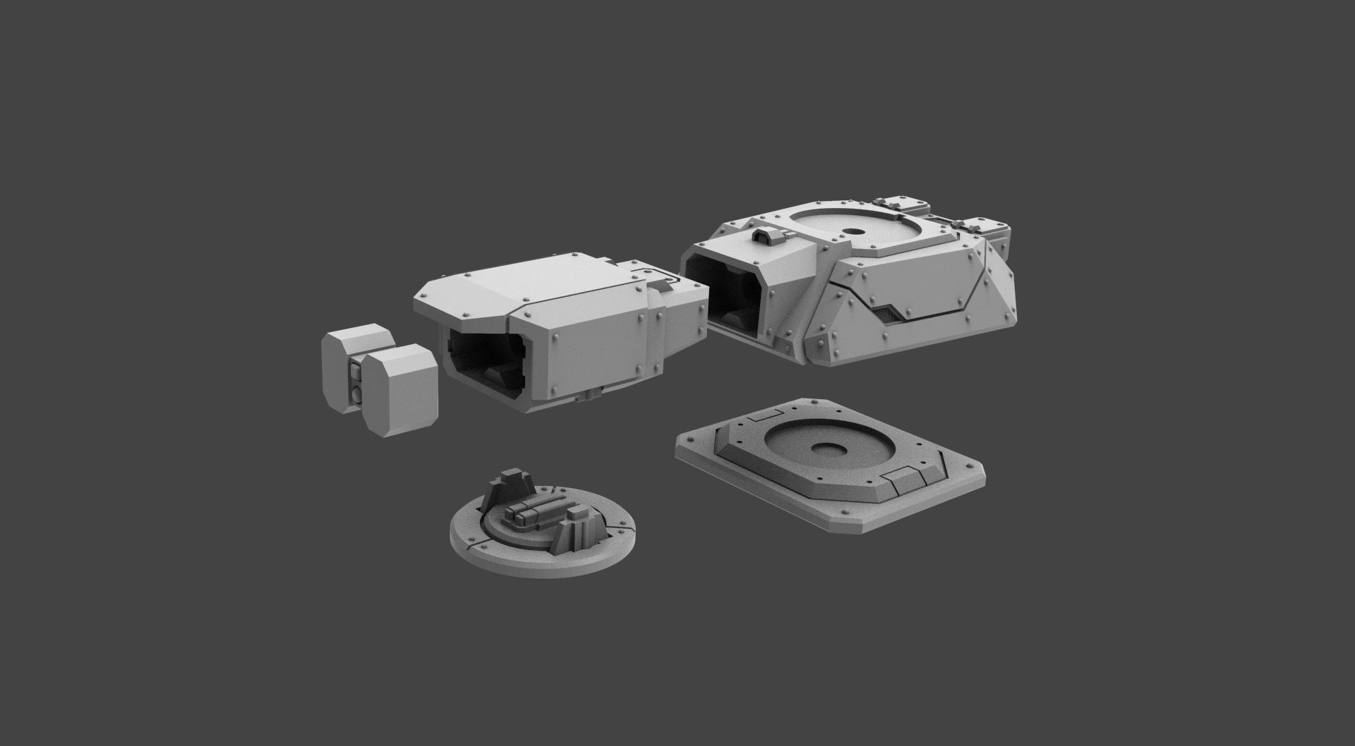 Armored Might AMV Complete Kit 3D model 3D printable | CGTrader