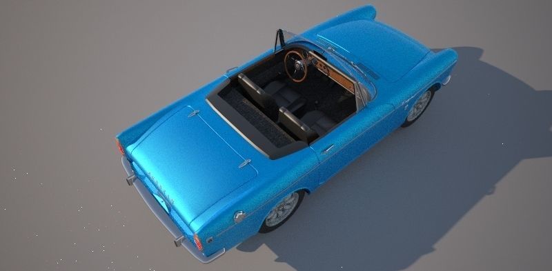 Sunbeam Tiger 1966 Low Poly 3D model | CGTrader