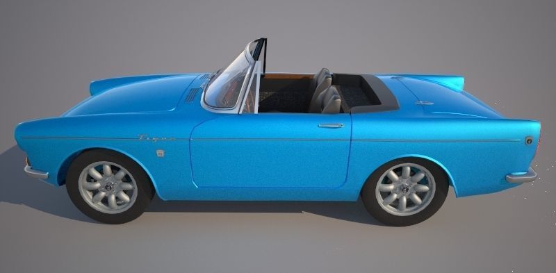 Sunbeam Tiger 1966 Low Poly 3D model | CGTrader