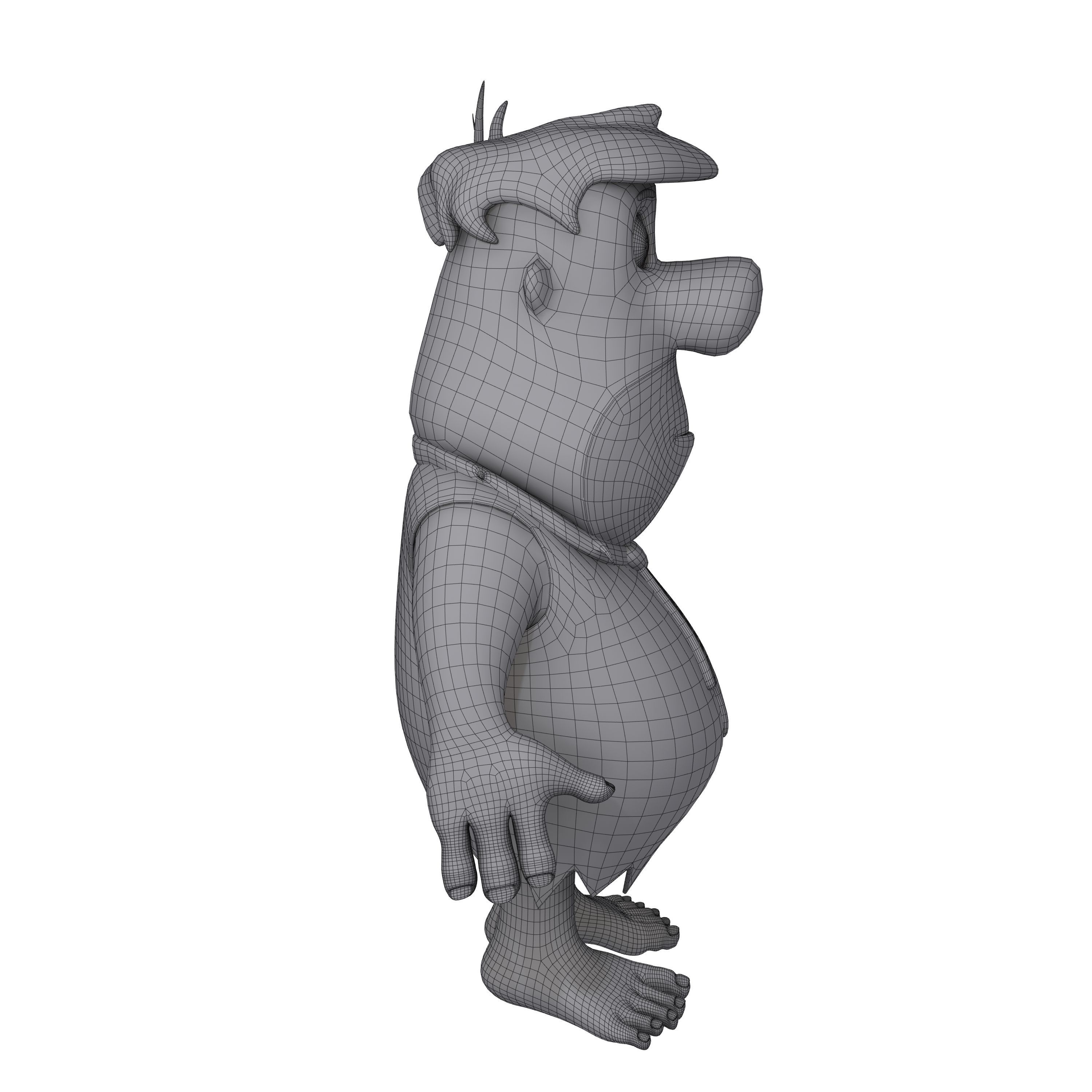 Fred Flintstone Cartoon 3D model | CGTrader