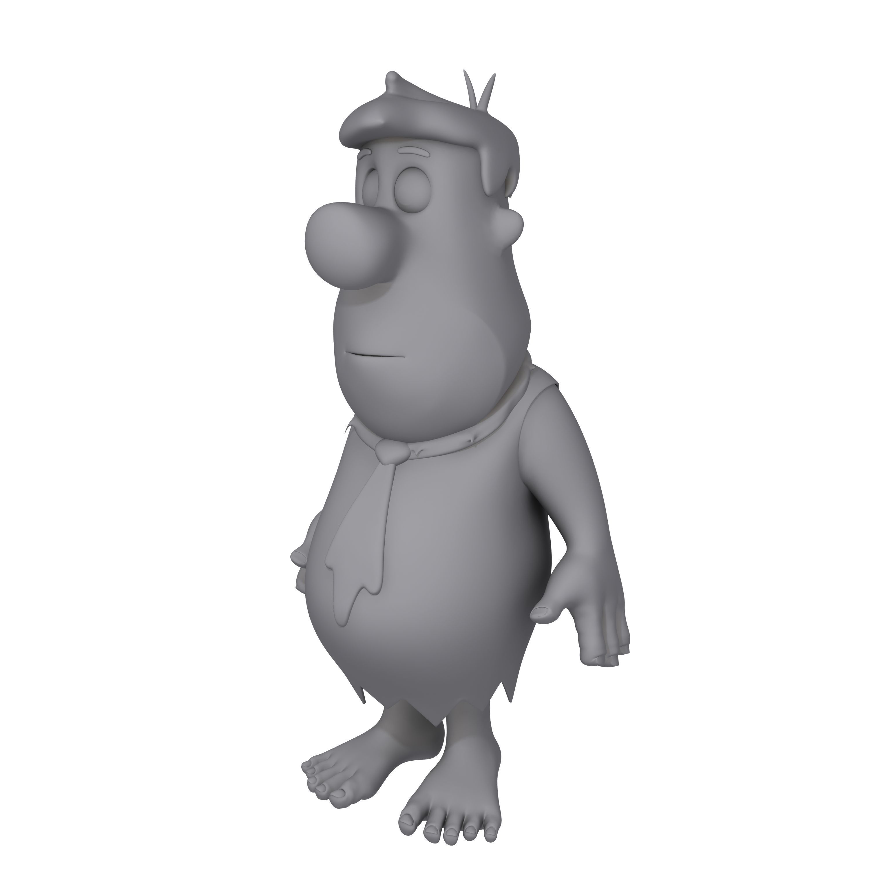 Fred Flintstone Cartoon 3D model | CGTrader