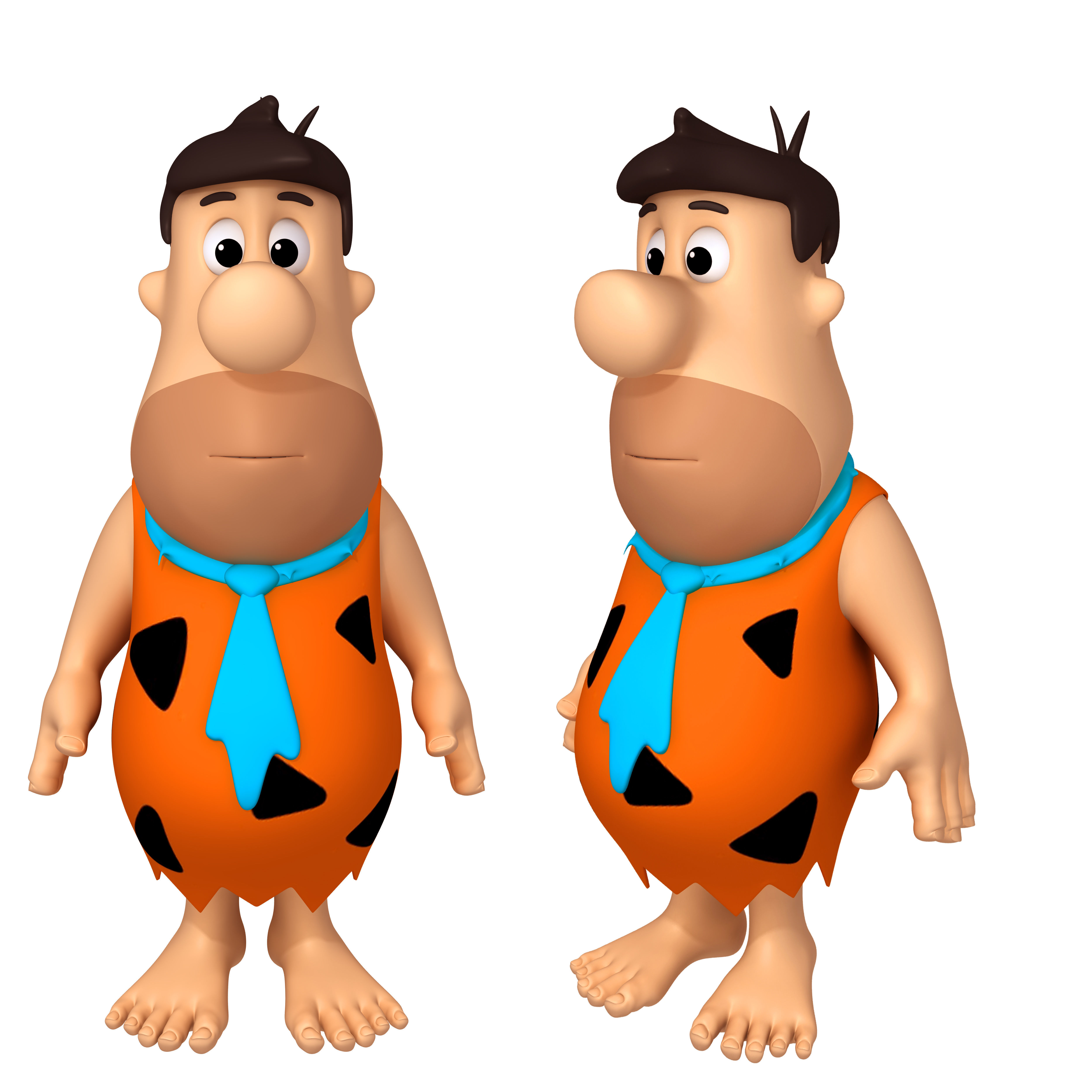 Fred Flintstone Cartoon 3D model | CGTrader