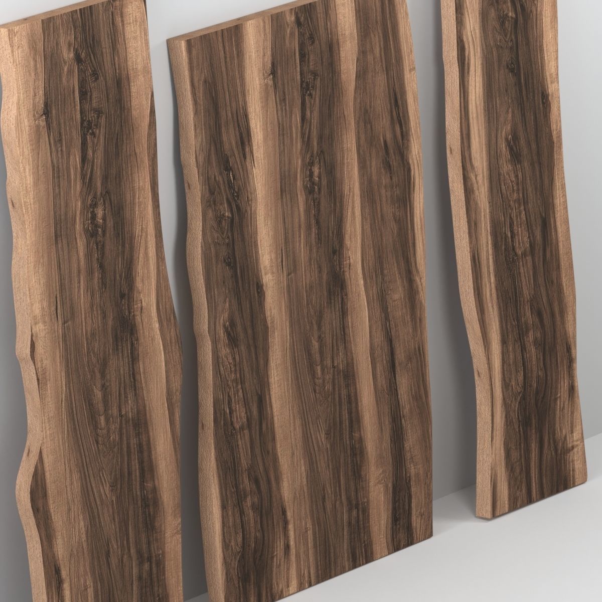 Wooden slabs 3D model | CGTrader