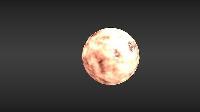 Red moon shine free VR / AR / low-poly 3D model | CGTrader