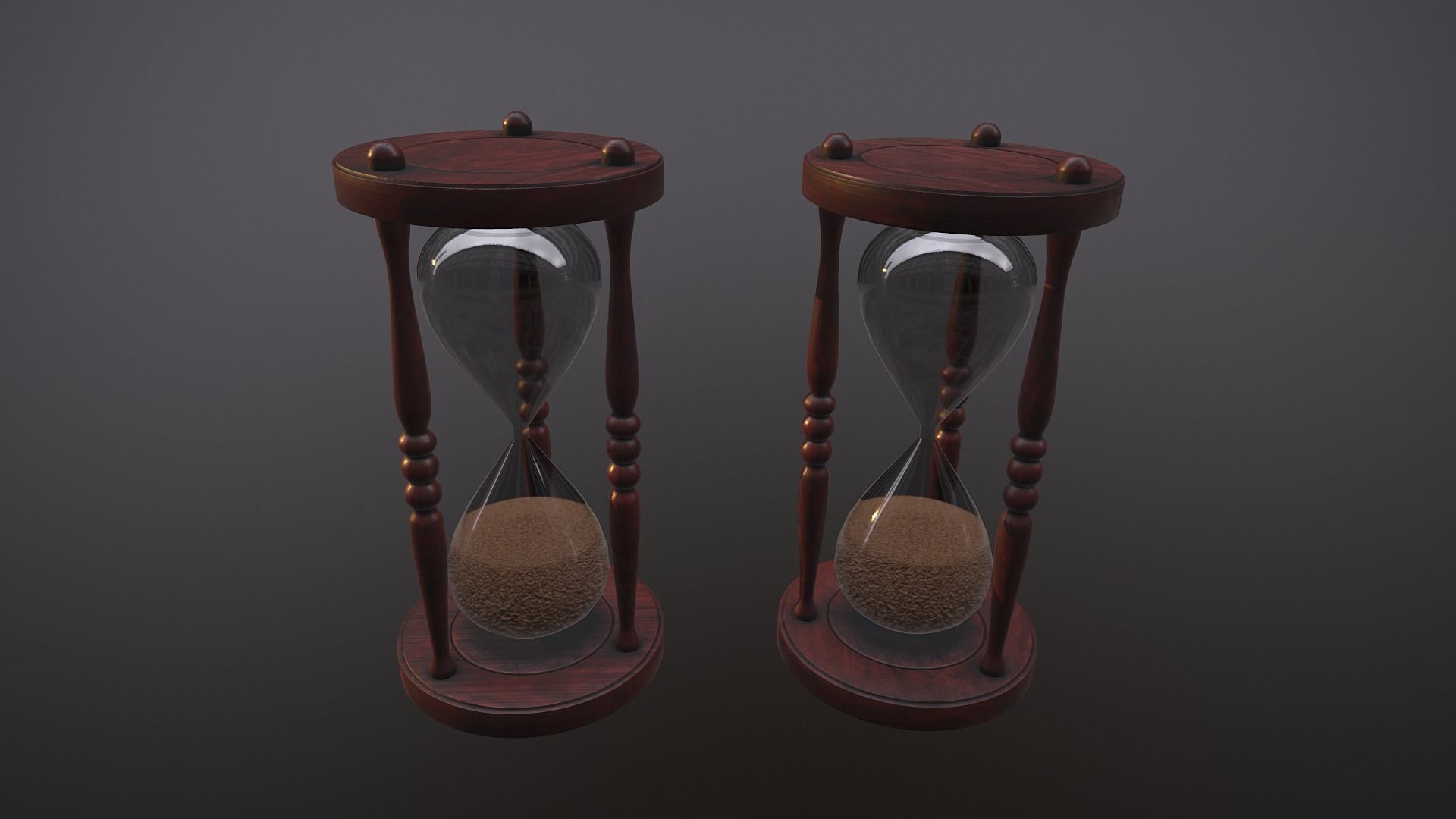 3D model Sand clock VR / AR / low-poly | CGTrader