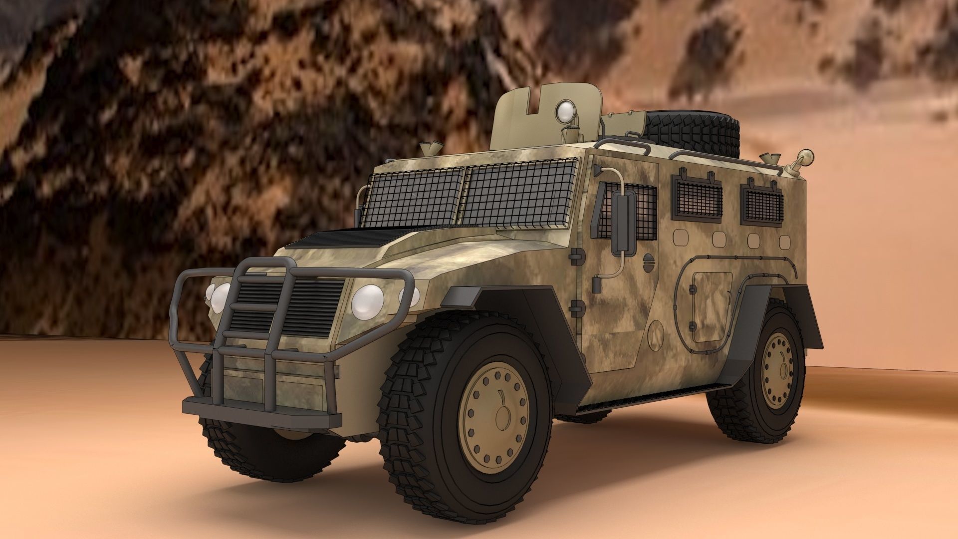 askeri personel arac 3D model | CGTrader