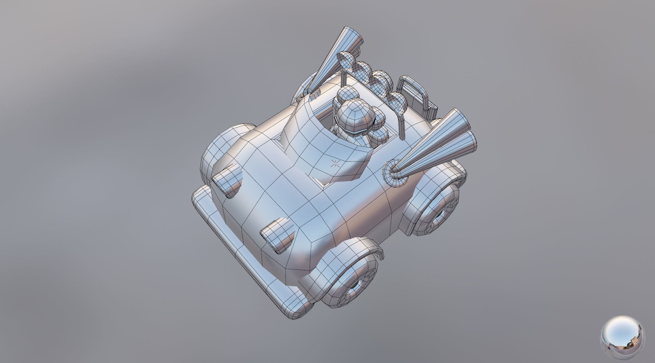 3D model Baggy Car VR / AR / low-poly | CGTrader