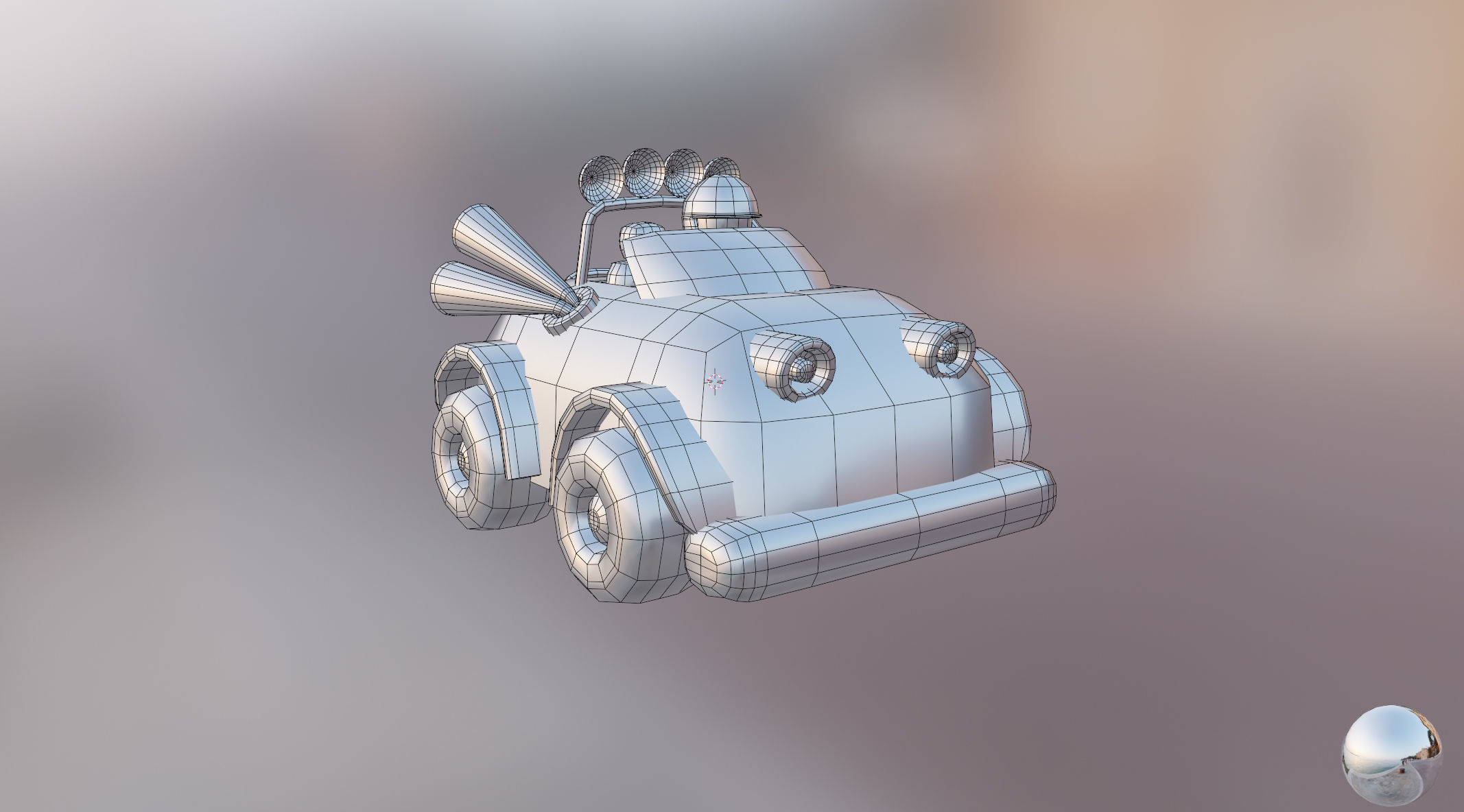 3D model Baggy Car VR / AR / low-poly | CGTrader