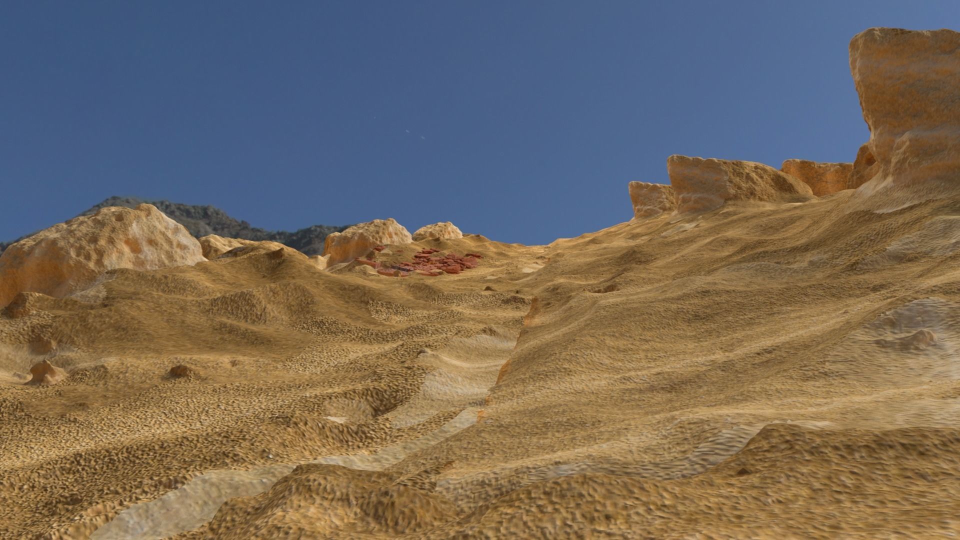 desert model rock formation in free 3D model | CGTrader
