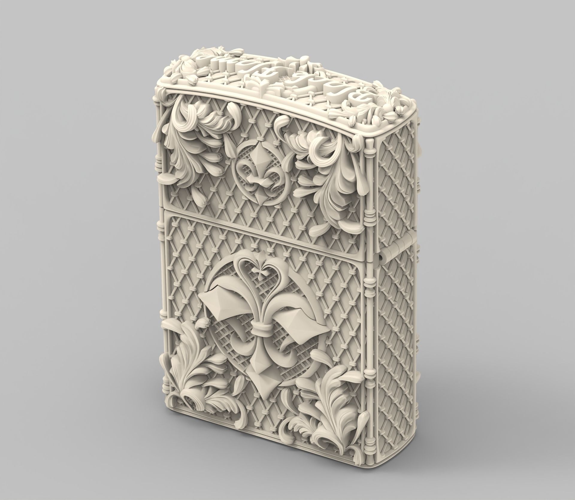 Zippo lighter Luceo non uro 3D model 3D printable | CGTrader