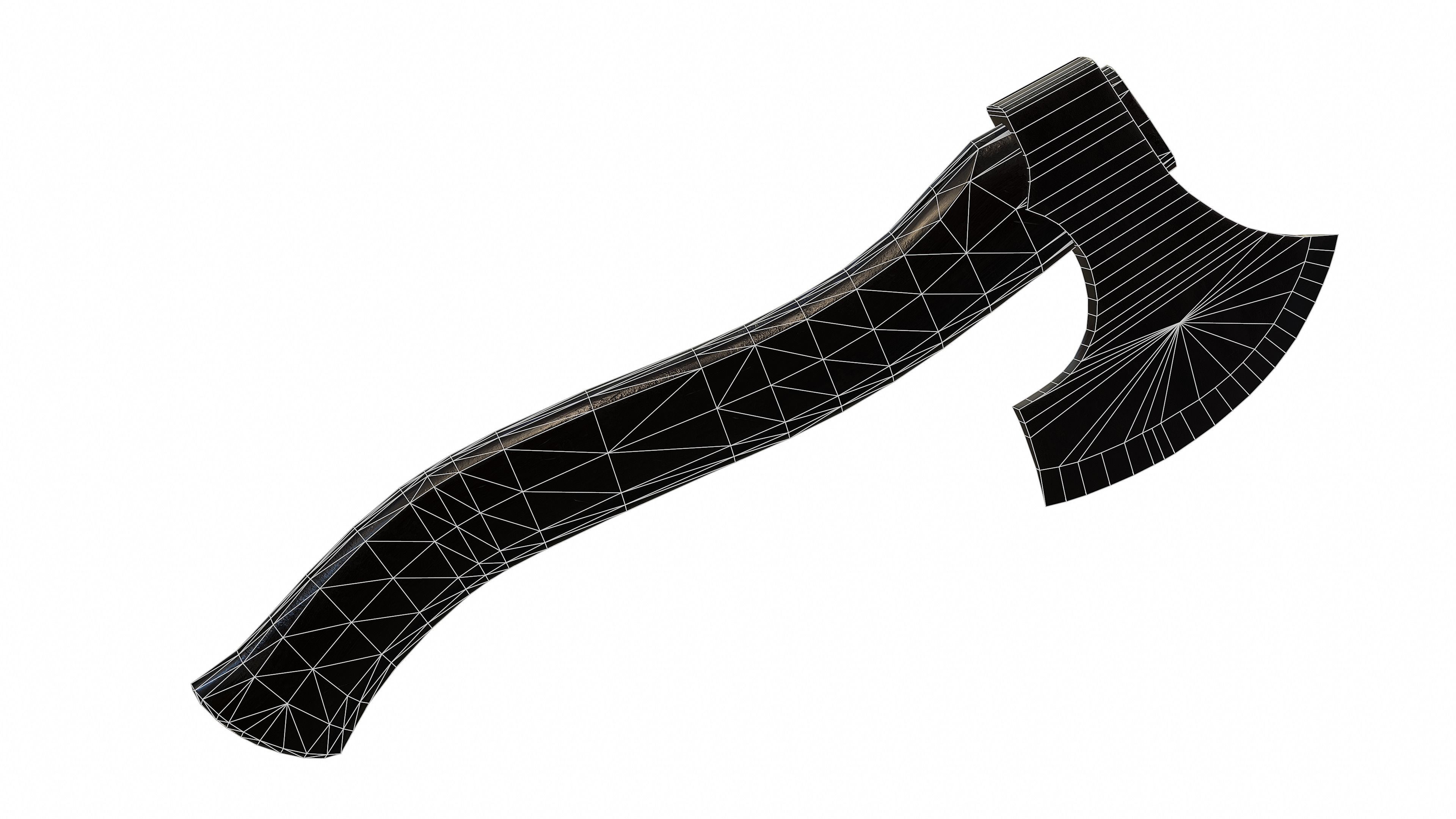 3D model Silver Axe 1H VR / AR / low-poly | CGTrader