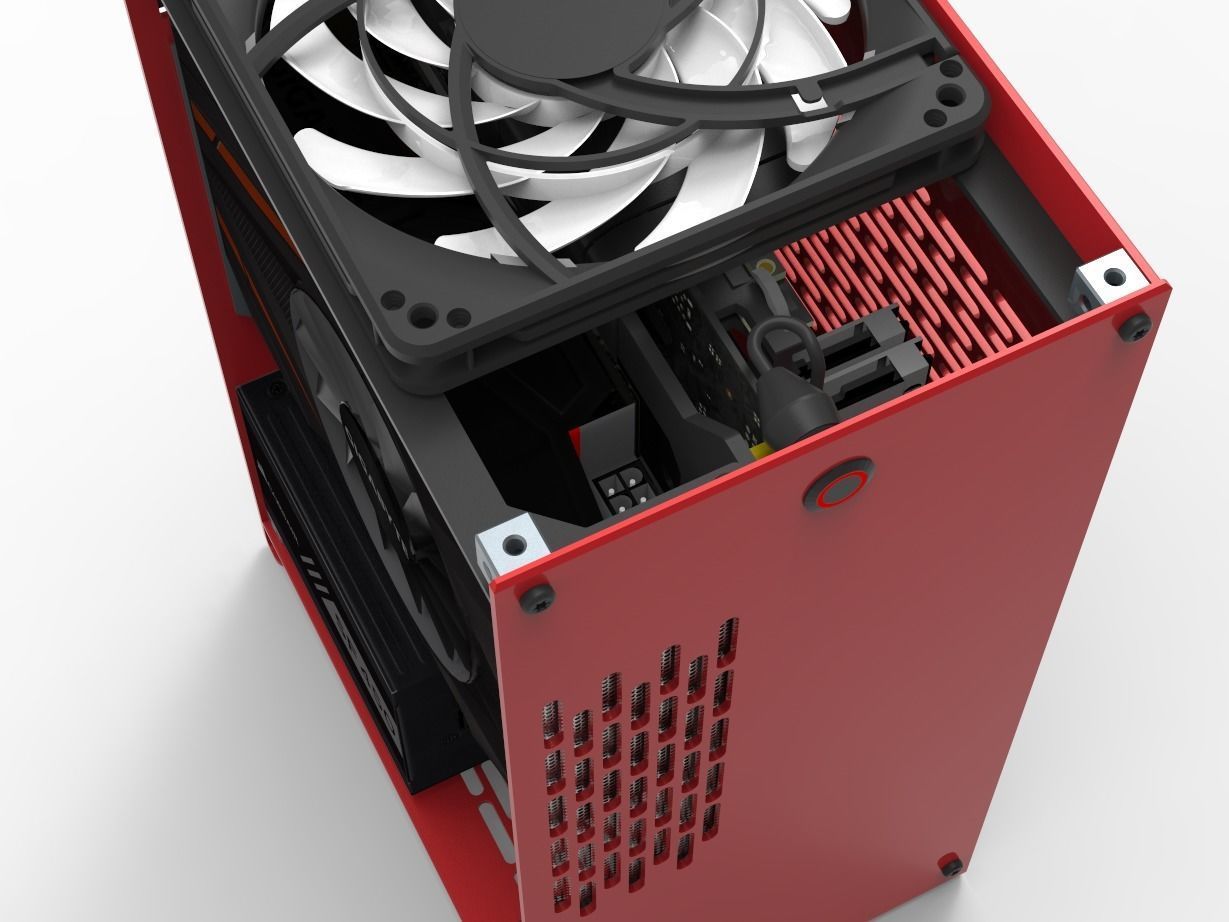 Mini-ITX Case Konsep 3D model | CGTrader