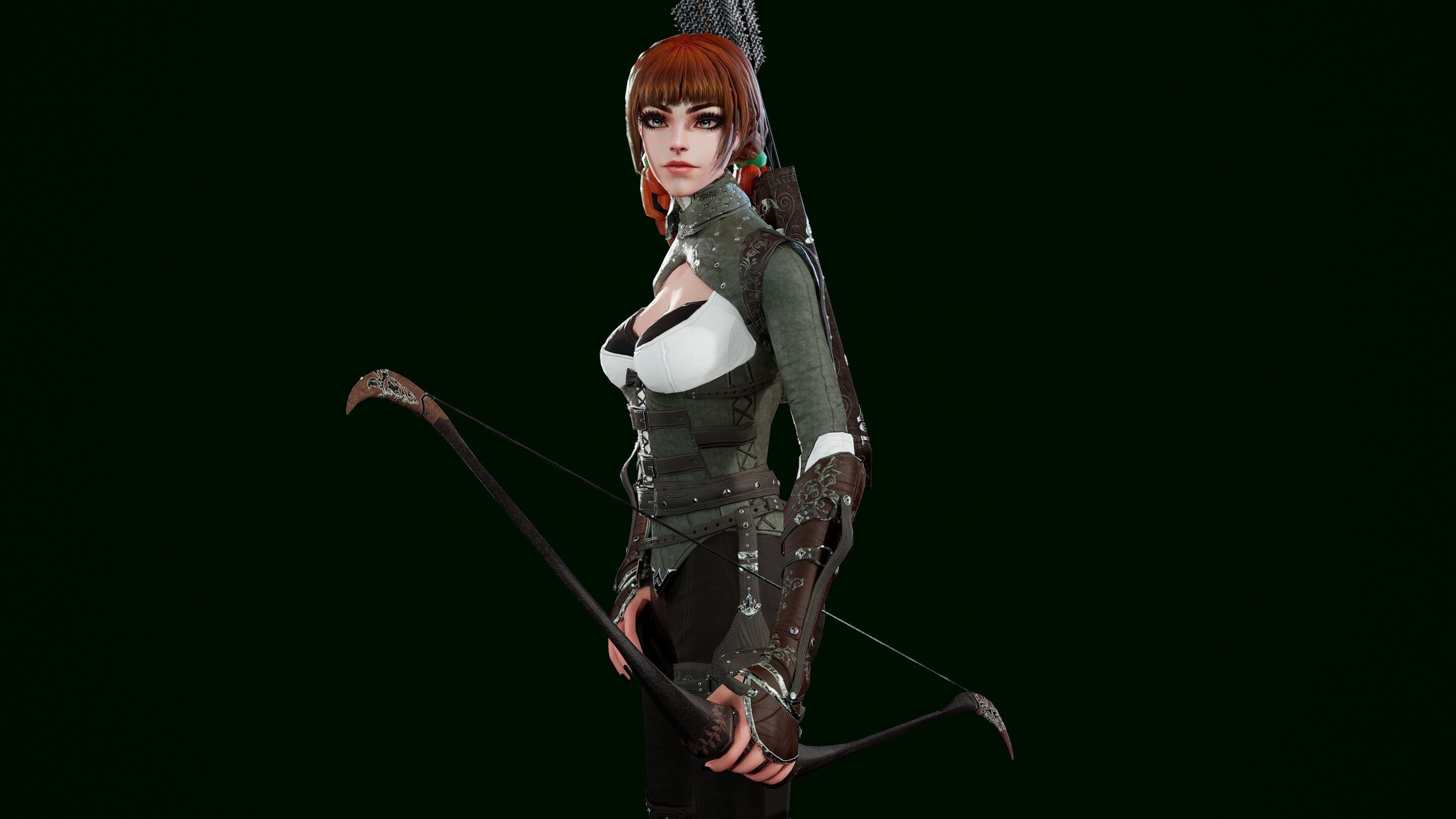 3D model Archer Sofia VR / AR / low-poly rigged animated | CGTrader