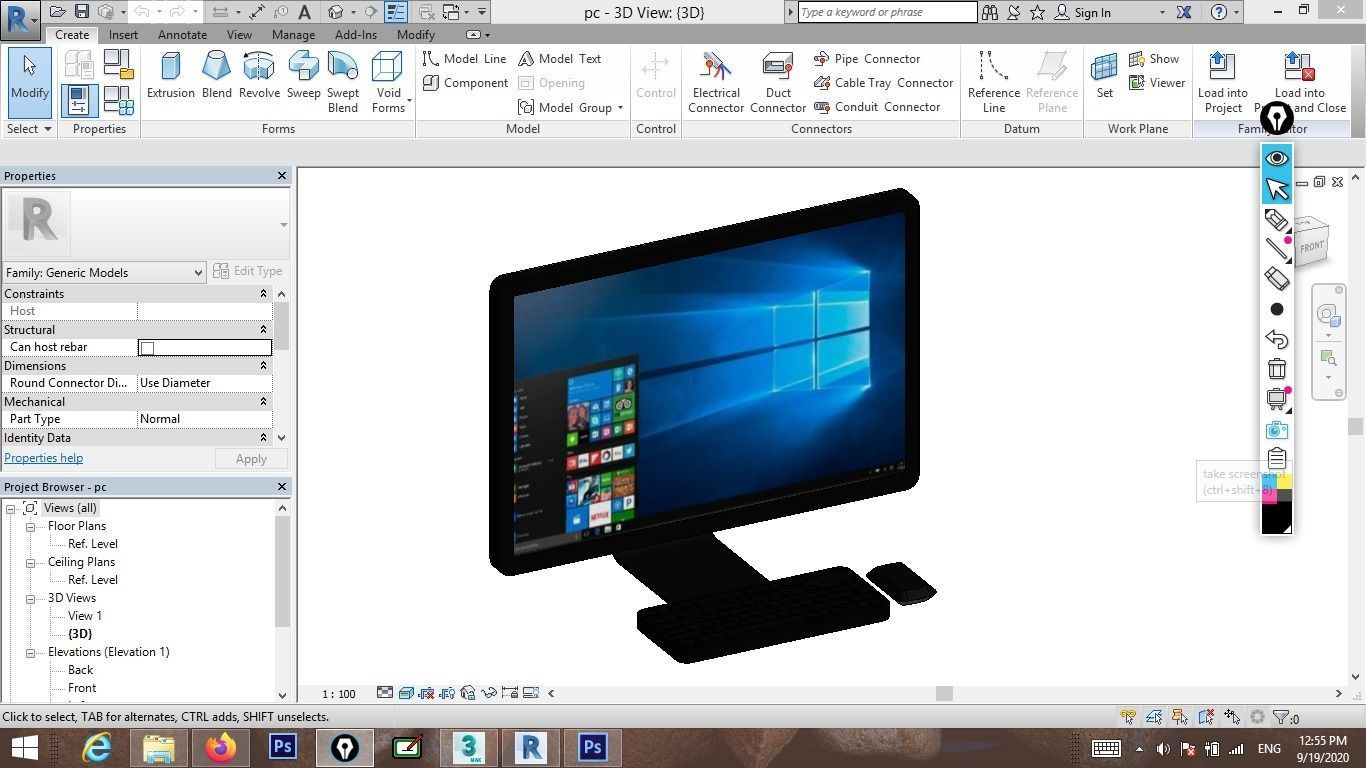 Apple computer and pc family for revit 2027 3D model | CGTrader