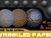 Wrinkled paper tilling material and 12 Alphas for Zbrush Texture | CGTrader