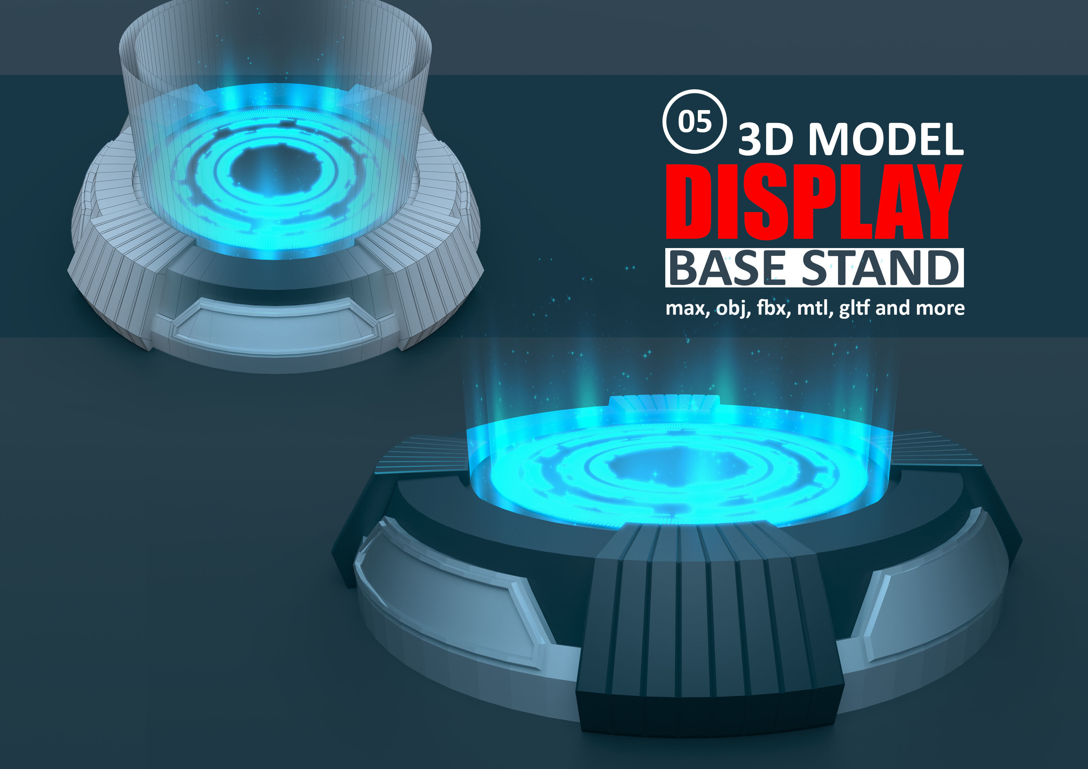 STAND BASE 05 3D model | CGTrader