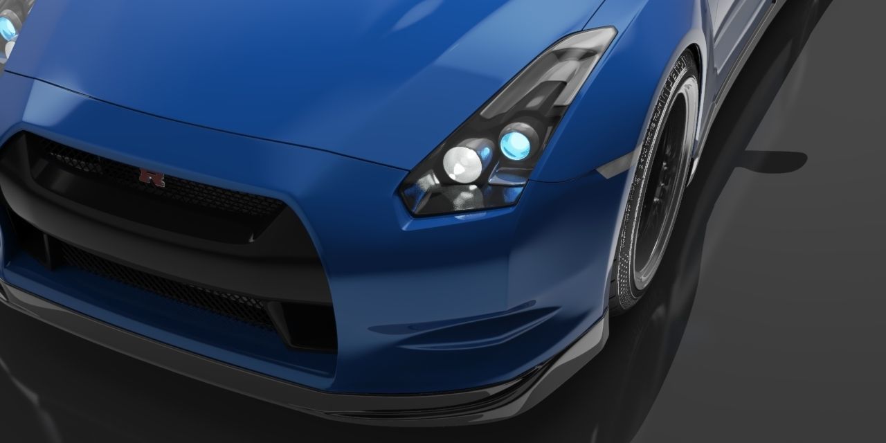 Nissan GTR R35 2012 3D model | CGTrader