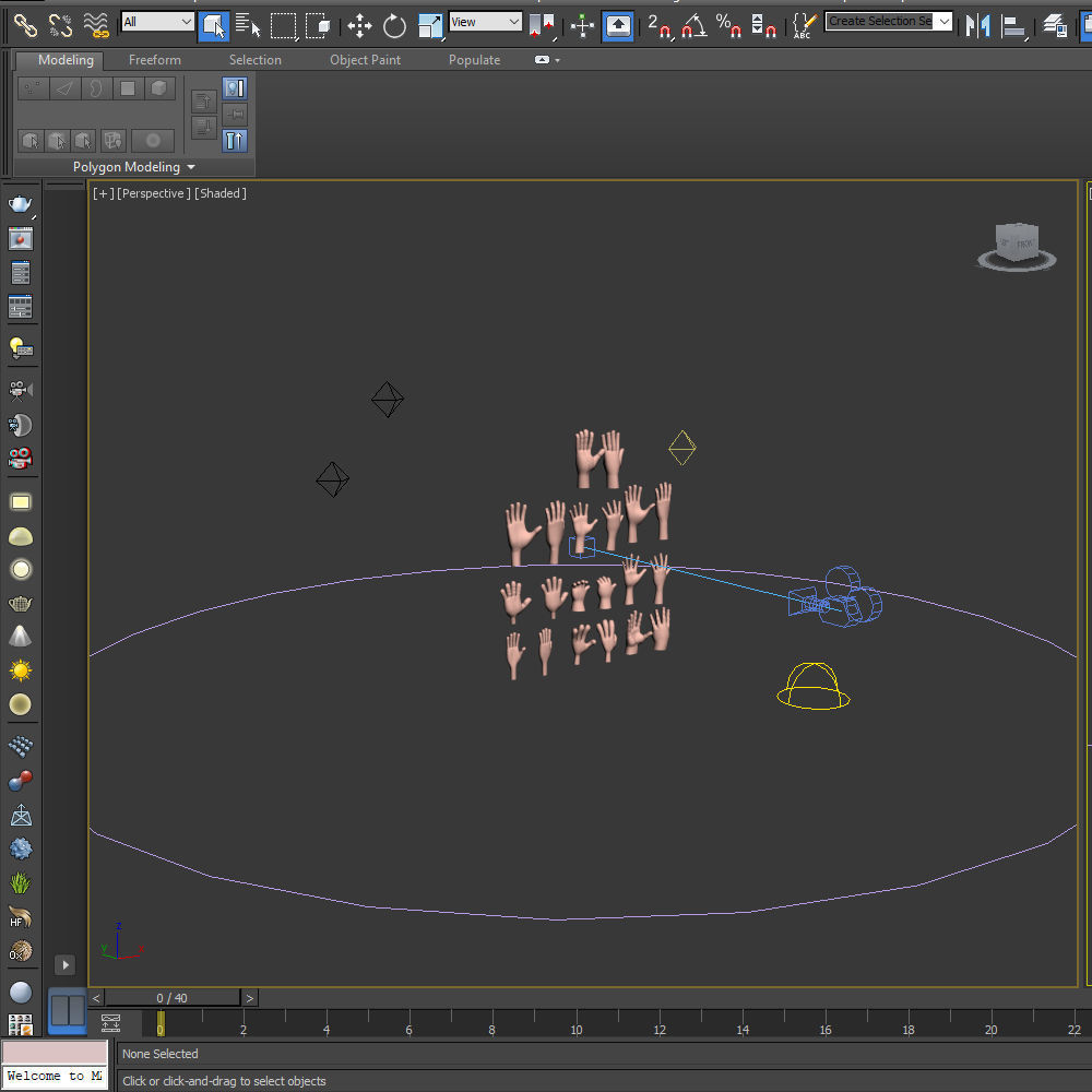 10 Hands Cartoon 3D model | CGTrader