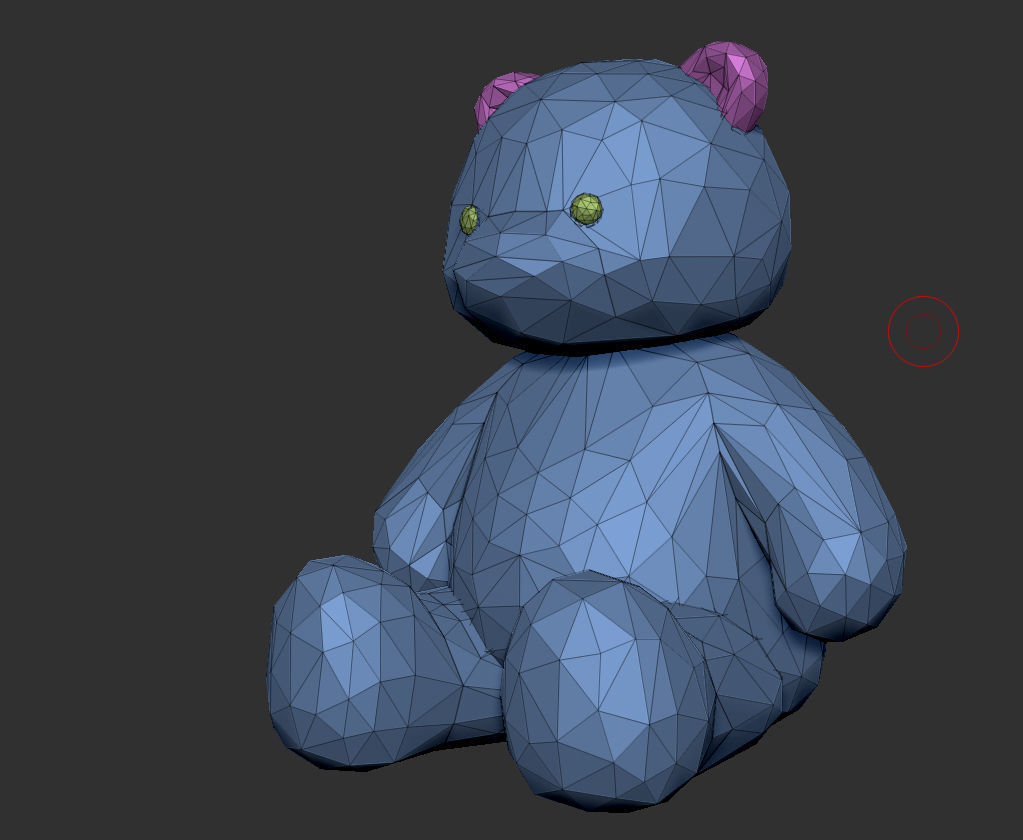 Low Poly Teddy Bear 3D model 3D printable | CGTrader