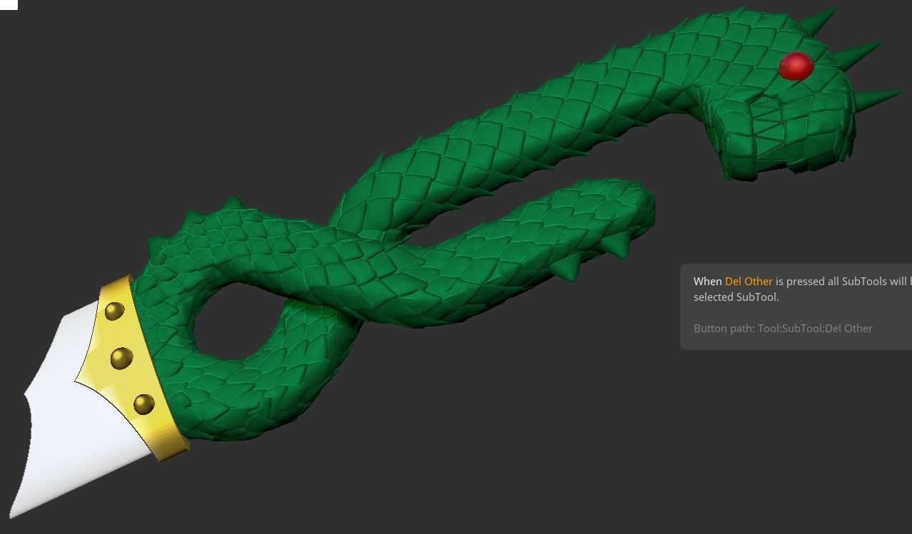 Meliodas sword Dragon Handle seven deadly sins 3D model 3D printable ...