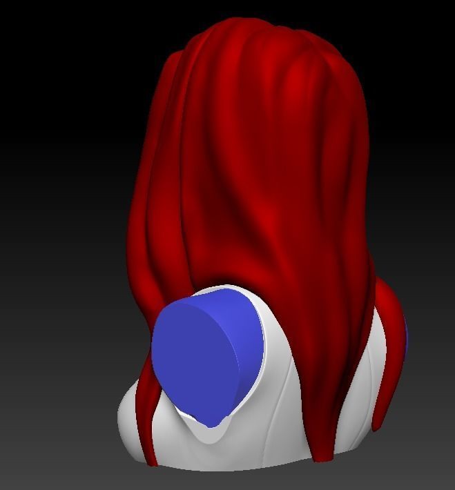 Bust - Mystique 3D model 3D printable | CGTrader
