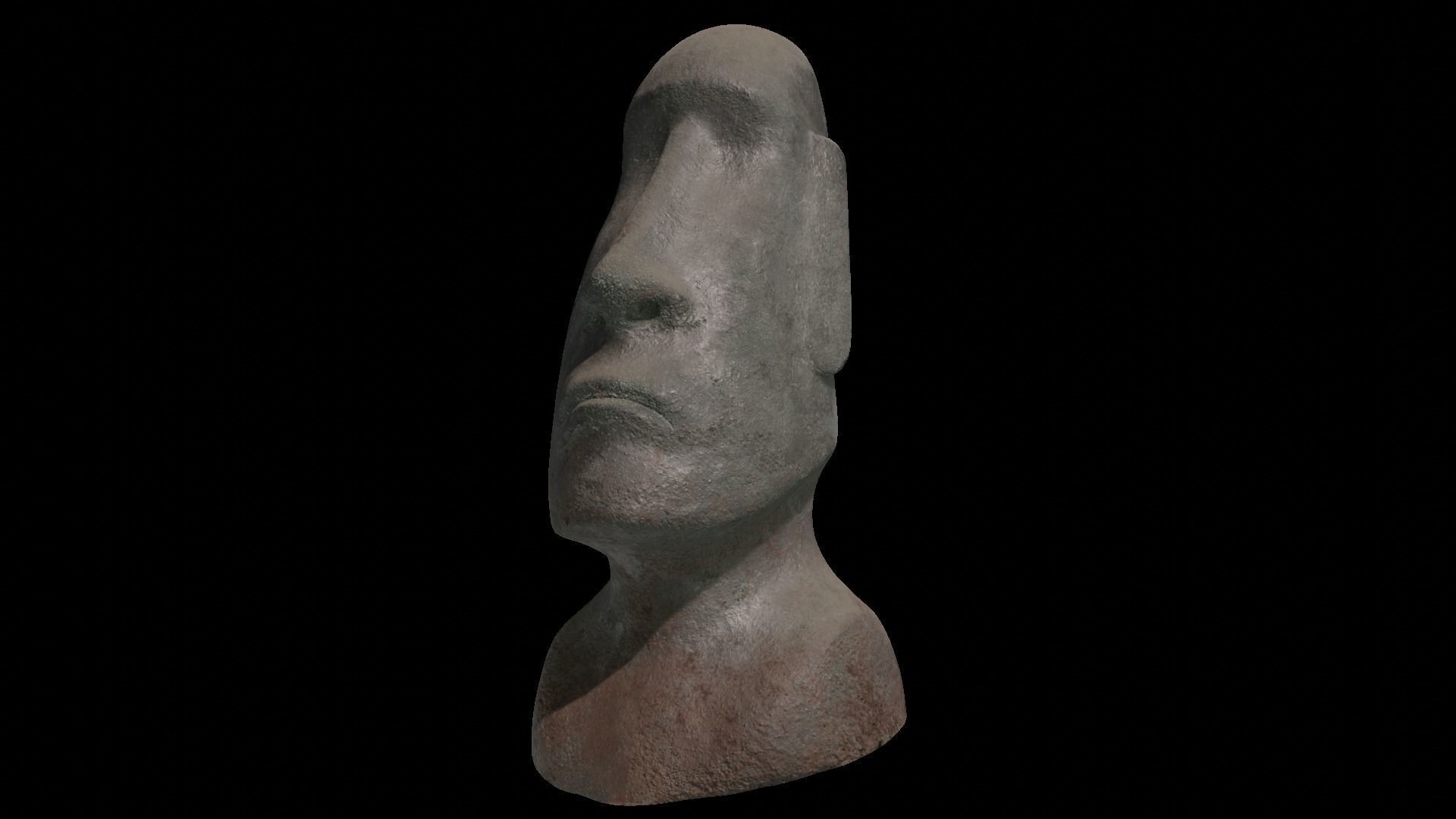 Easter Island Statue free VR / AR / low-poly 3D model | CGTrader