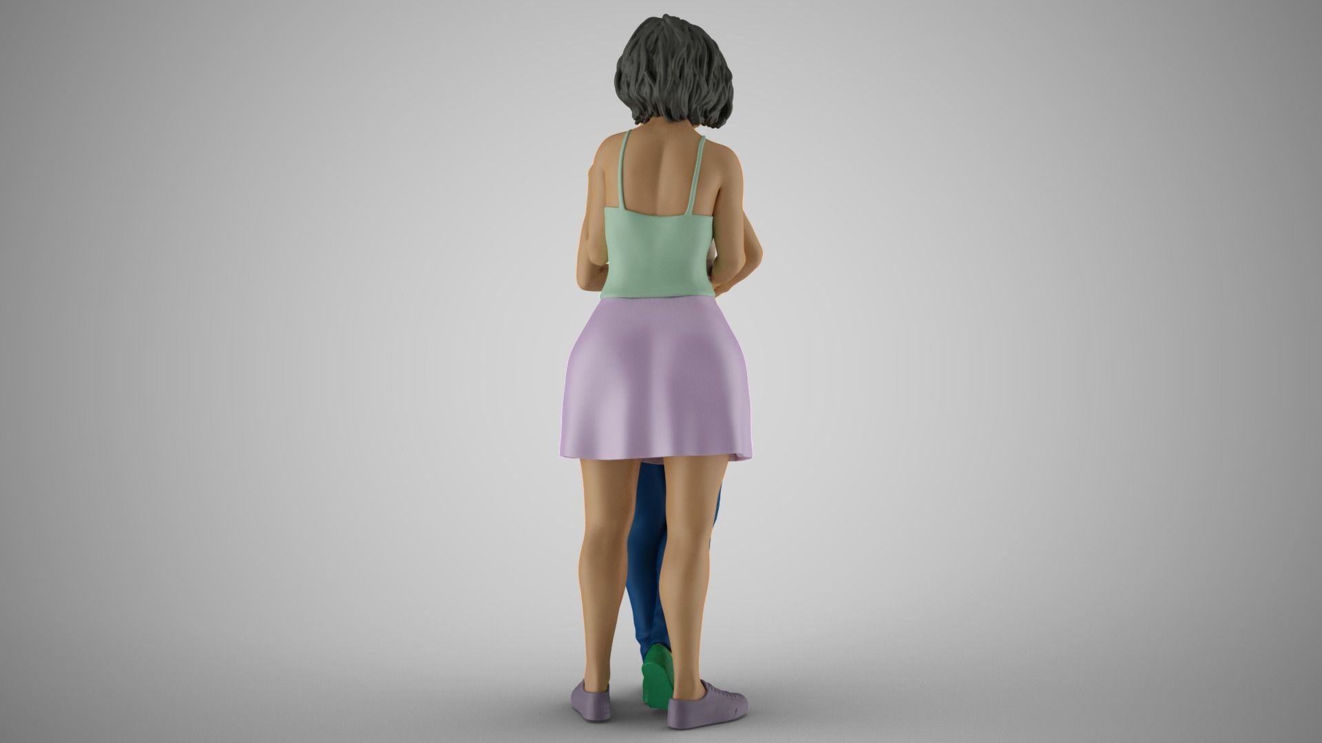 Two Friends 3D model 3D printable | CGTrader