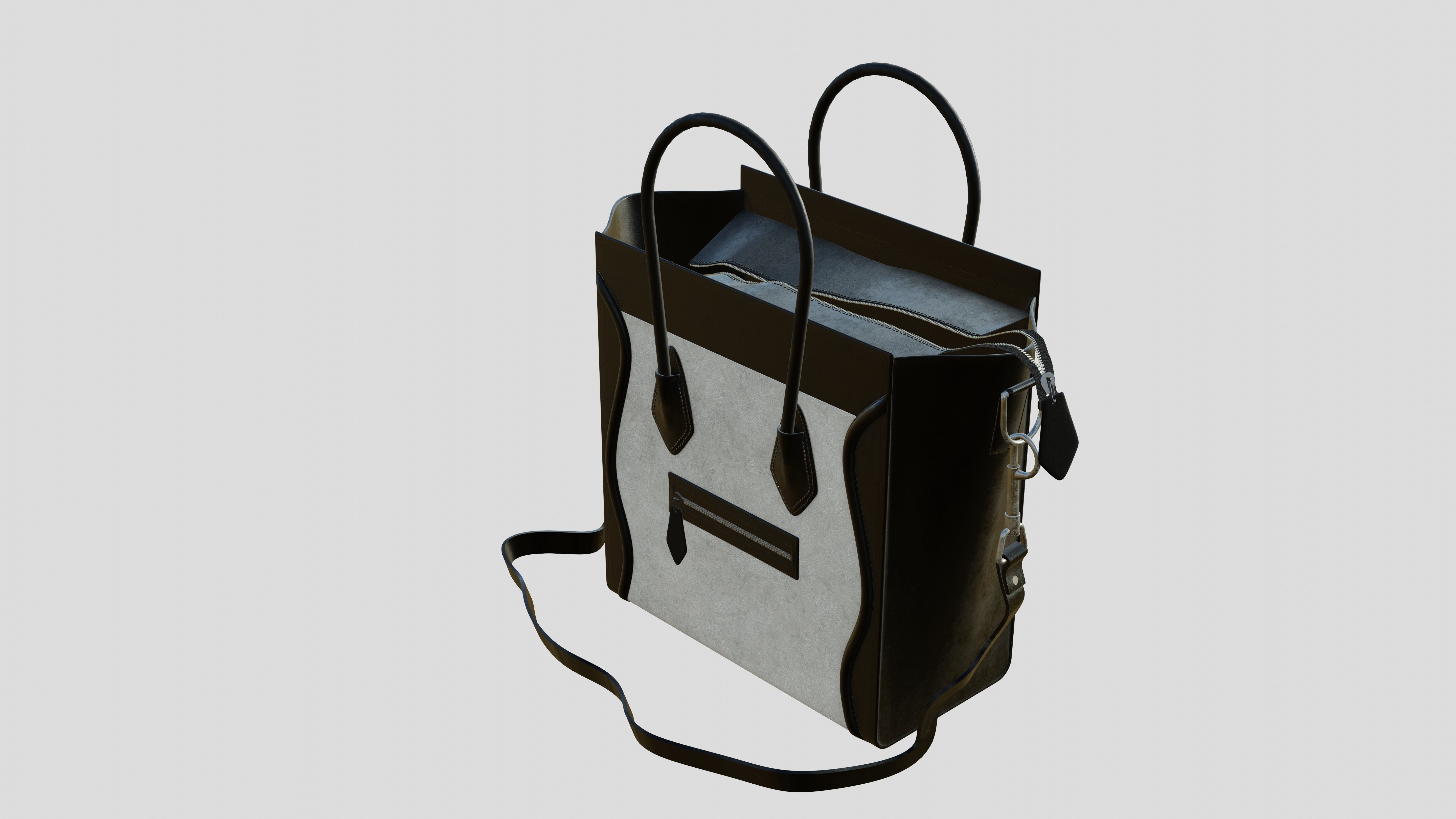 Handbag tote bag 3D model | CGTrader