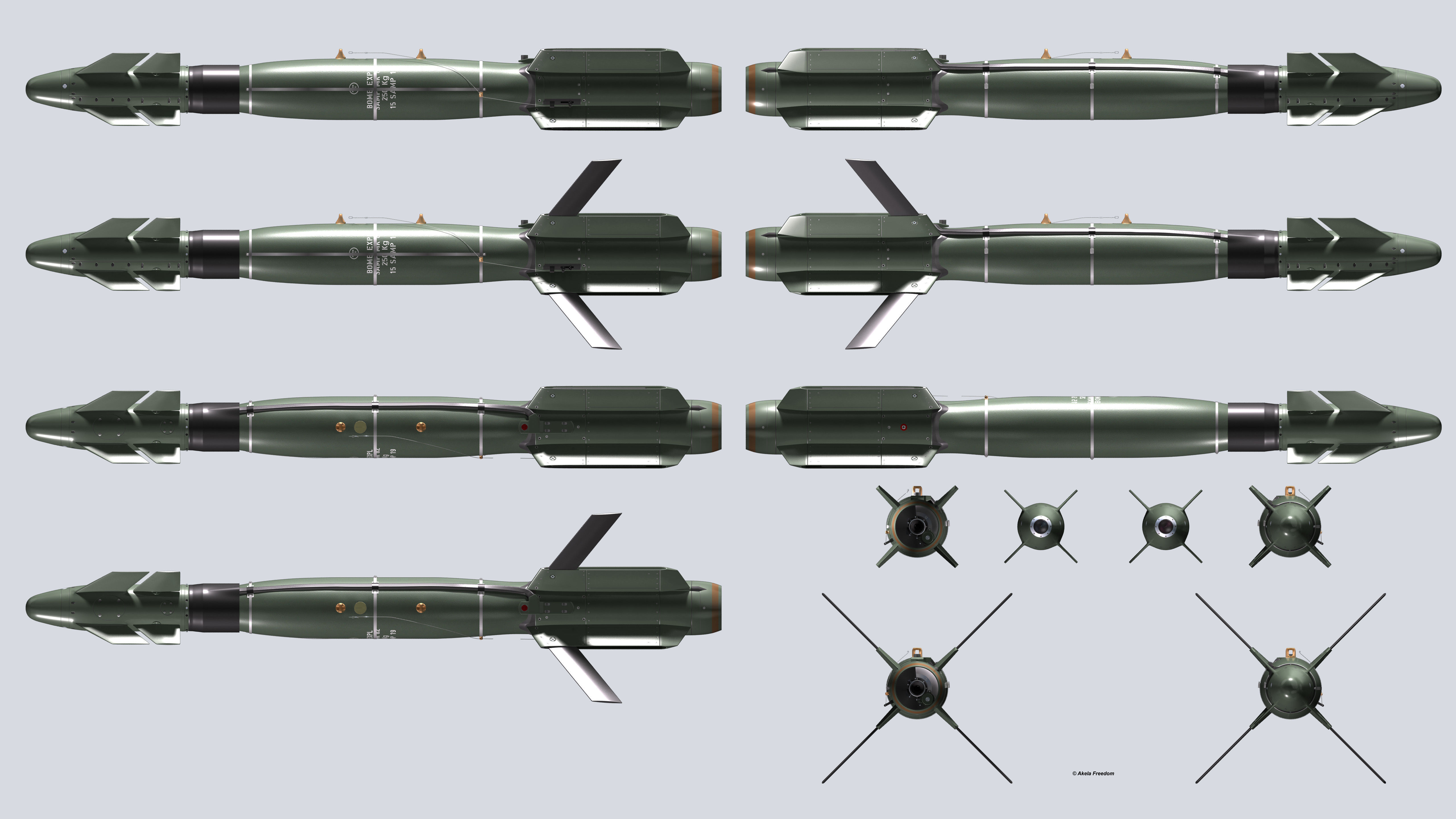 AASM 250 HAMMER 3D model animated | CGTrader