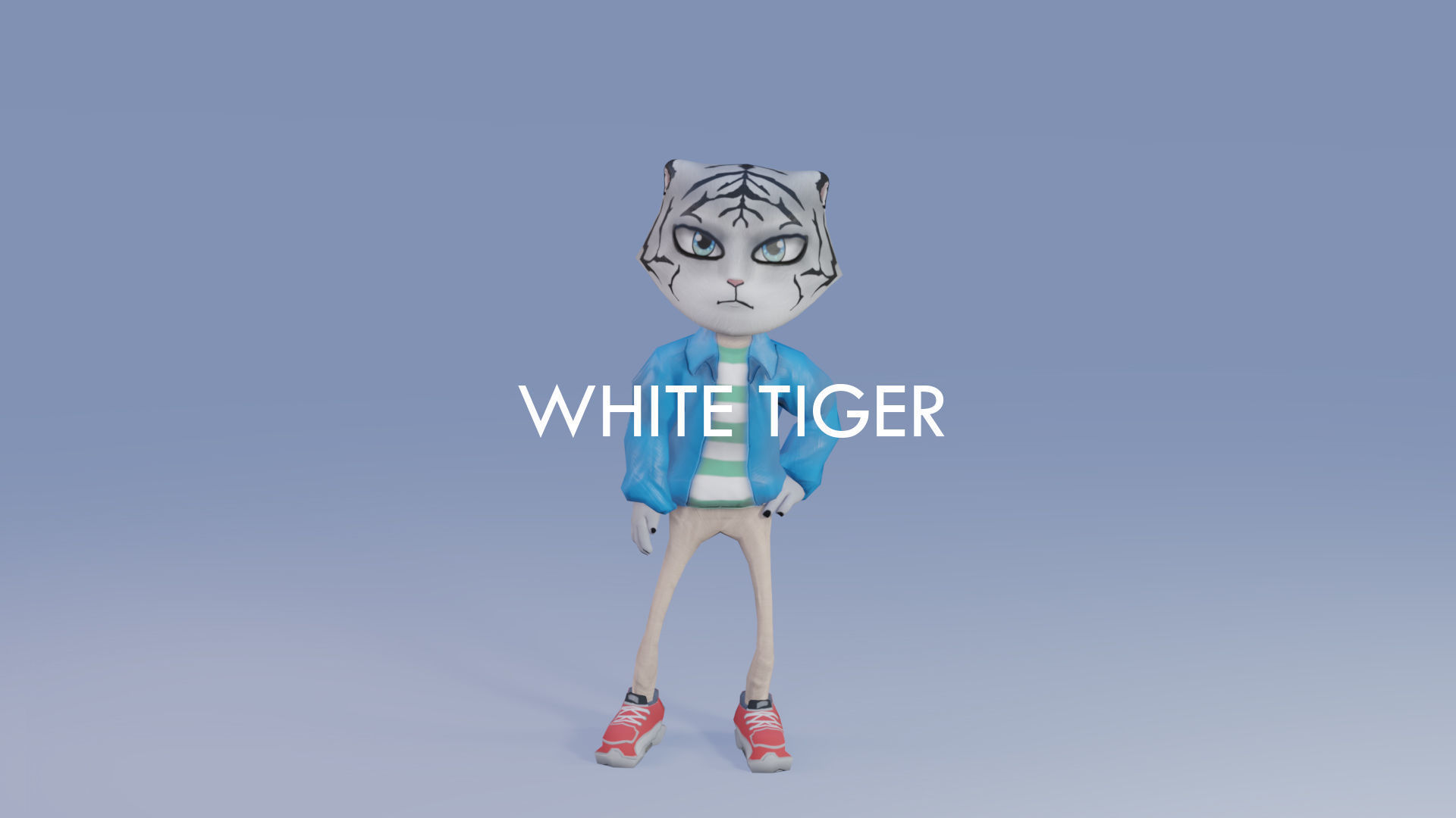 Low Poly Stylish Animal - Wildcat Pack free VR / AR / low-poly 3D model ...