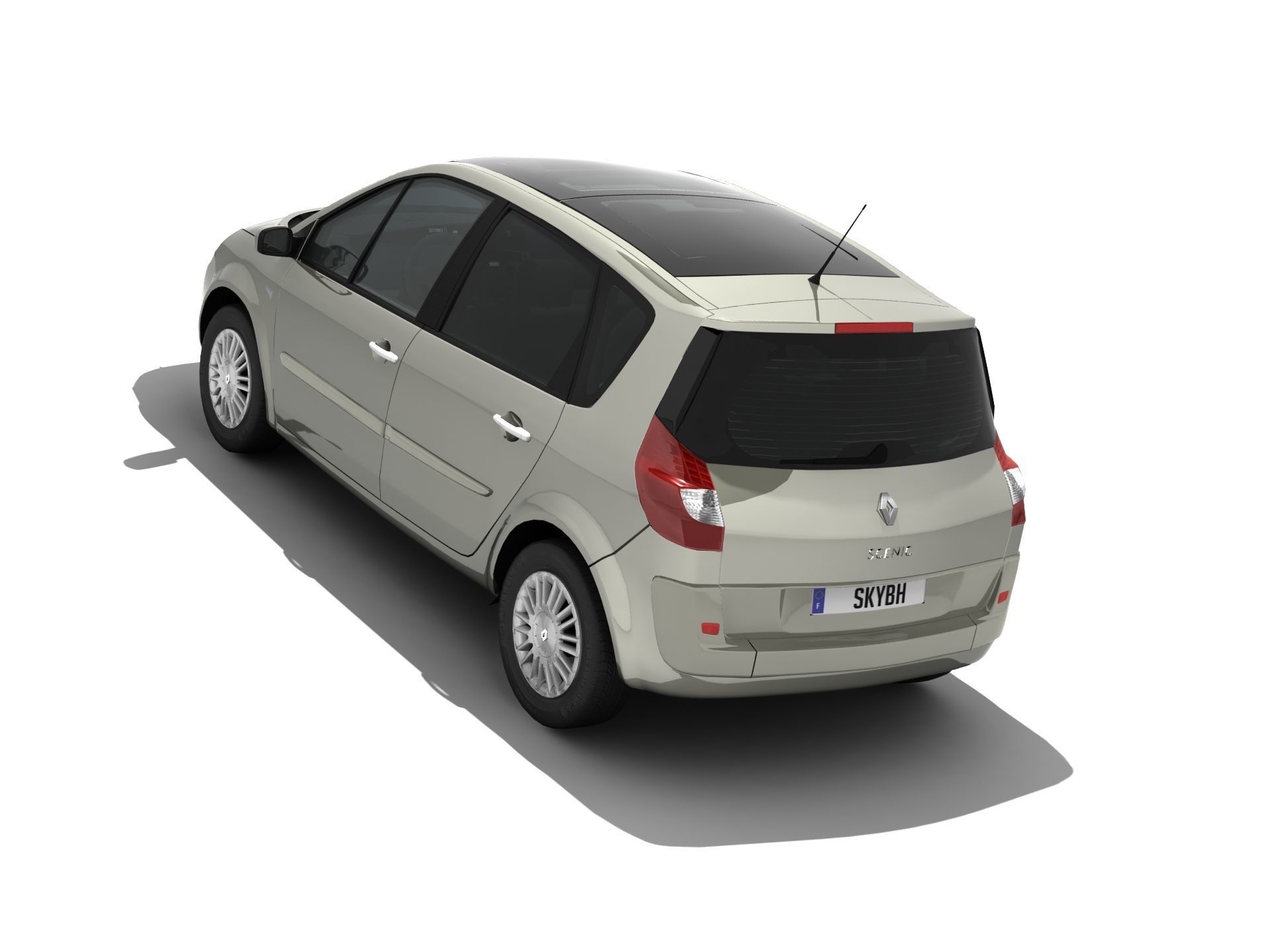 3D model Renault Scenic II 2006 VR / AR / low-poly | CGTrader