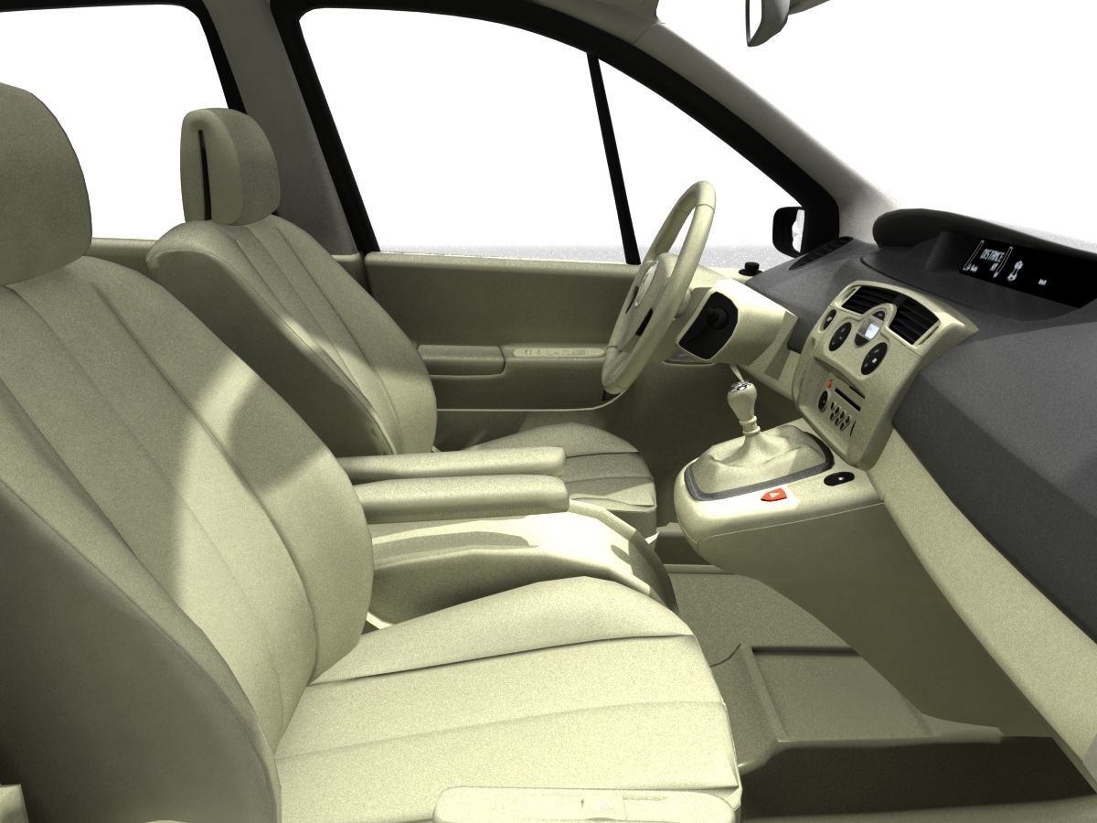 3D model Renault Scenic II 2006 VR / AR / low-poly | CGTrader