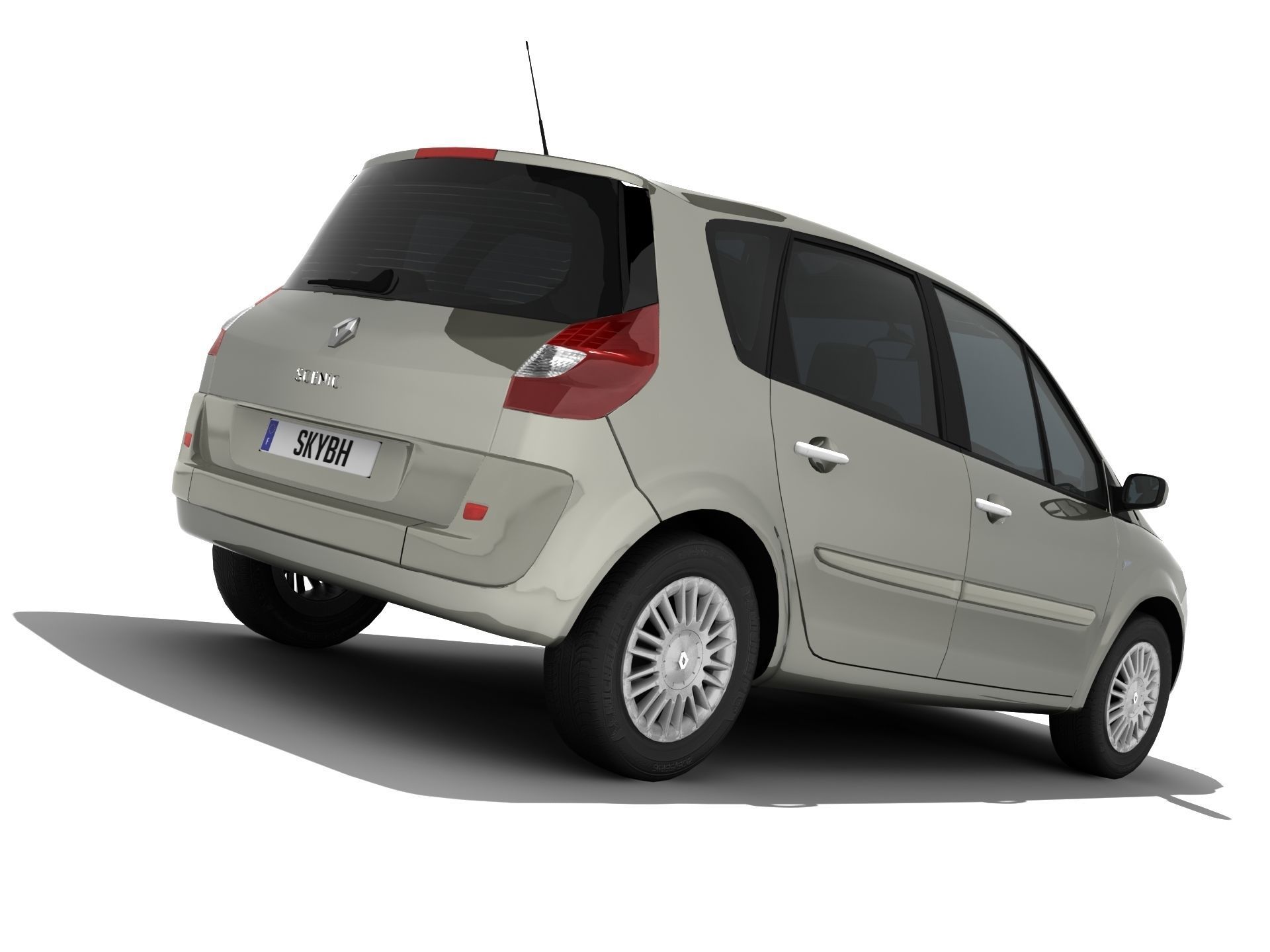 3D model Renault Scenic II 2006 VR / AR / low-poly | CGTrader